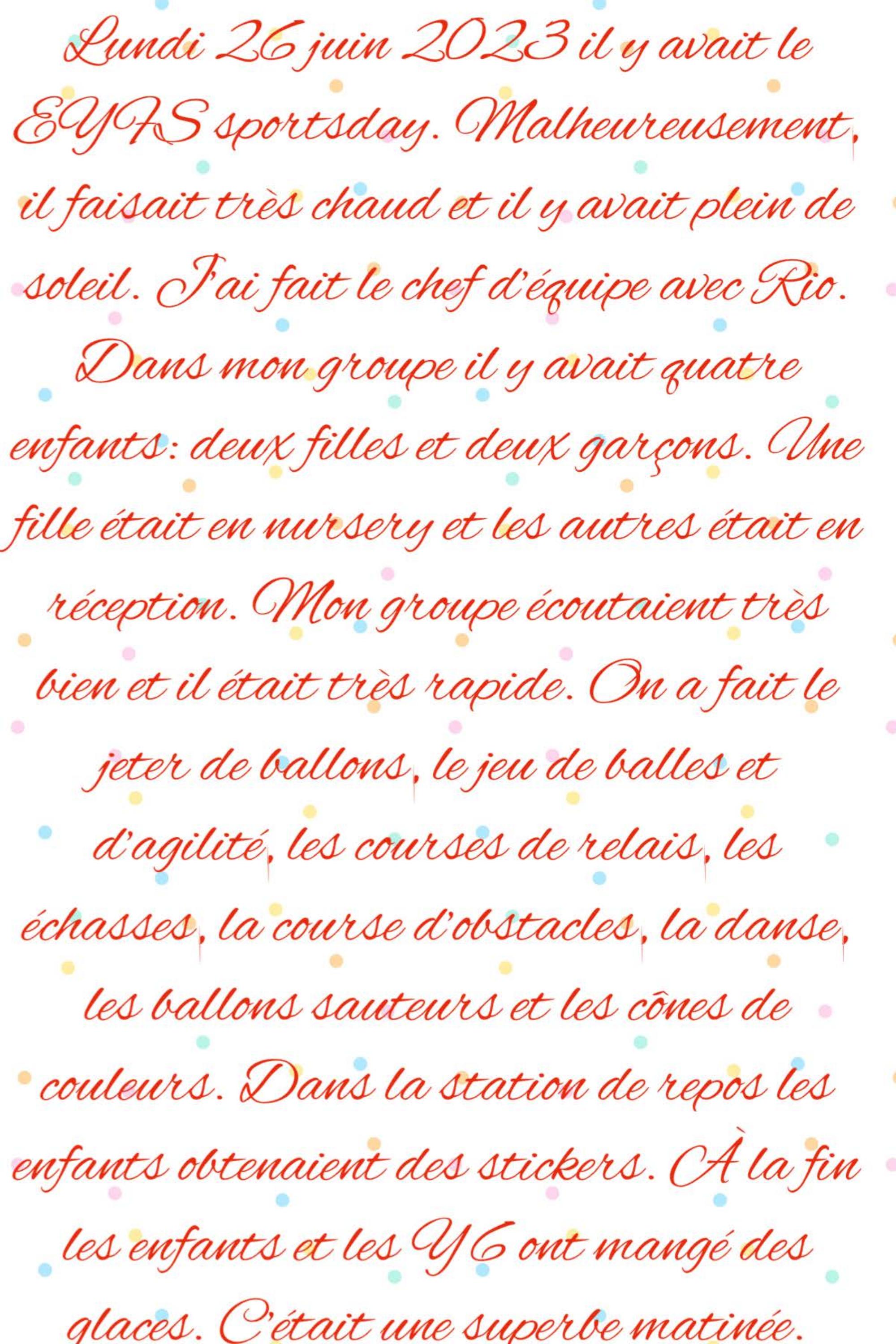 Year 6 French Sports Day by The British School of Paris - Issuu