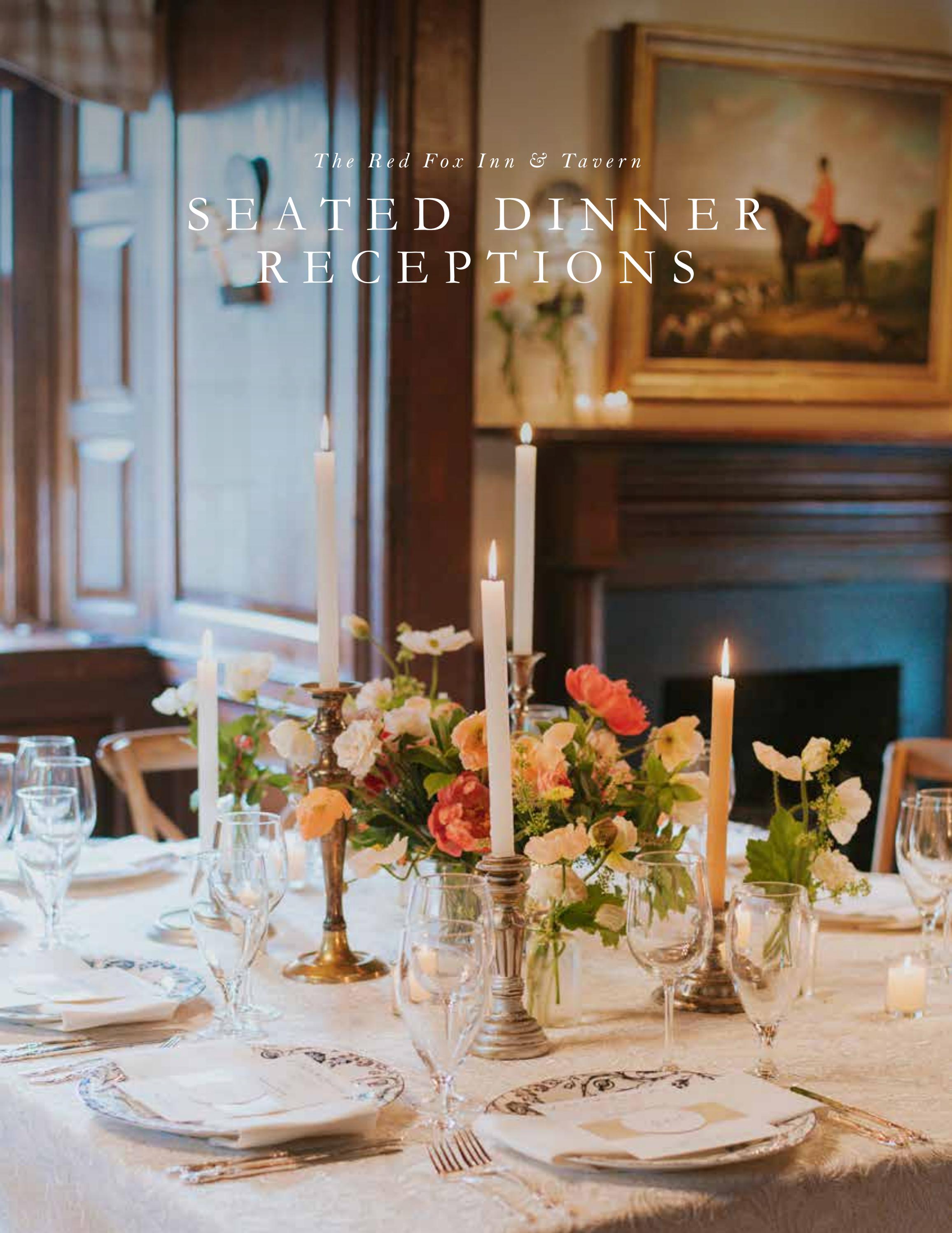 The Red Fox Inn & Tavern Seated Dinner Receptions Guide by redfox ...