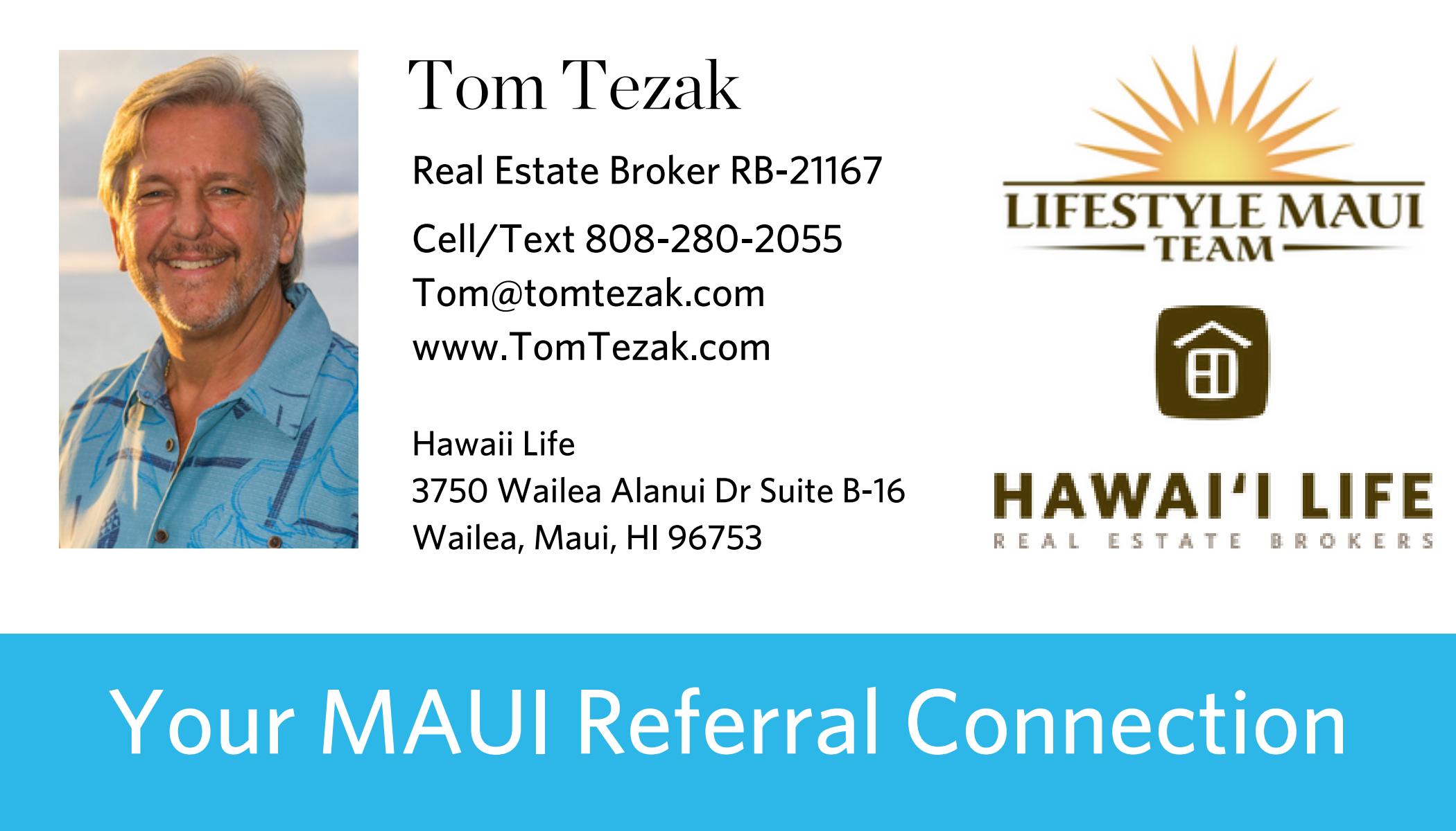 Business Cards example by Lifestyle Maui - Tom Tezak - Issuu