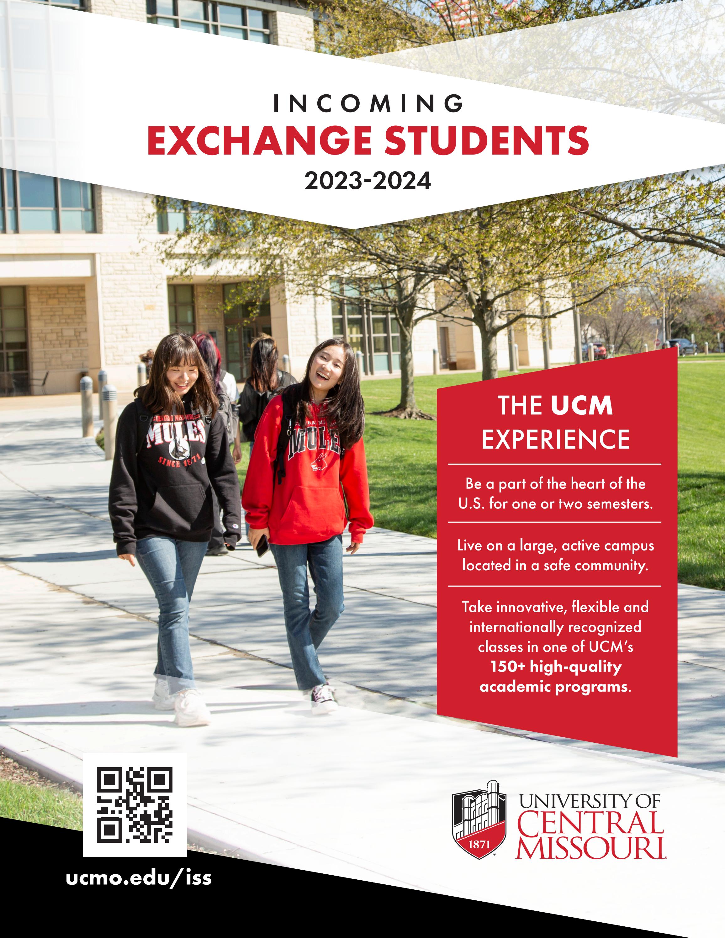 UCM Incoming Exchange Students by University of Central Missouri - Issuu