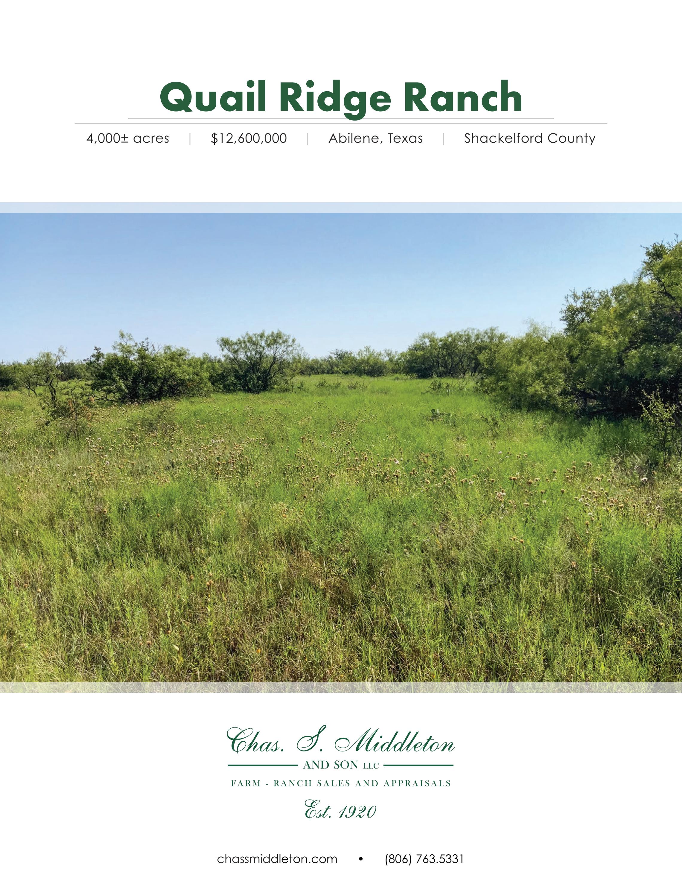 Quail Ridge Ranch by csmandson - Issuu