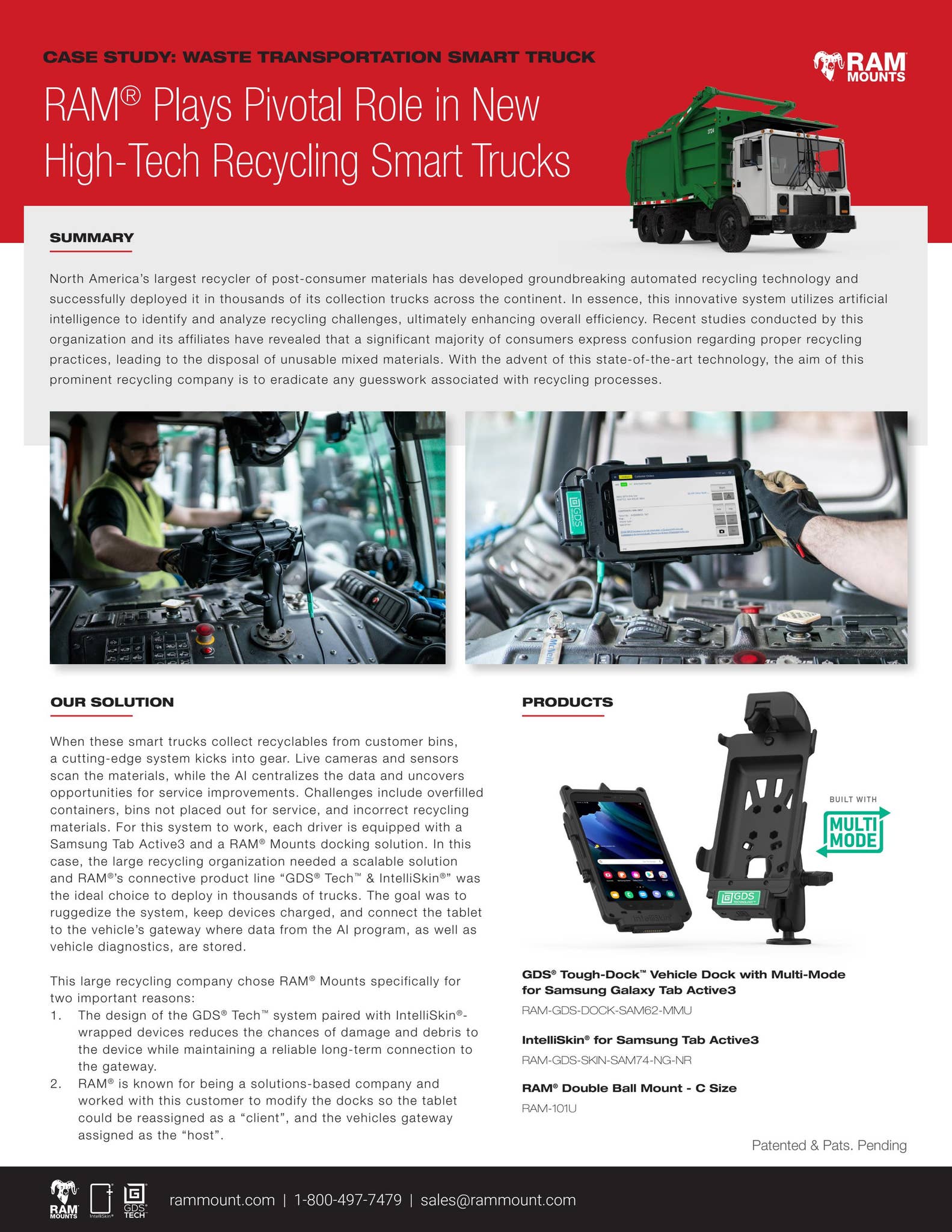 Case Study: GDS® Tech™ + Waste Management by RAM Mounts - Issuu