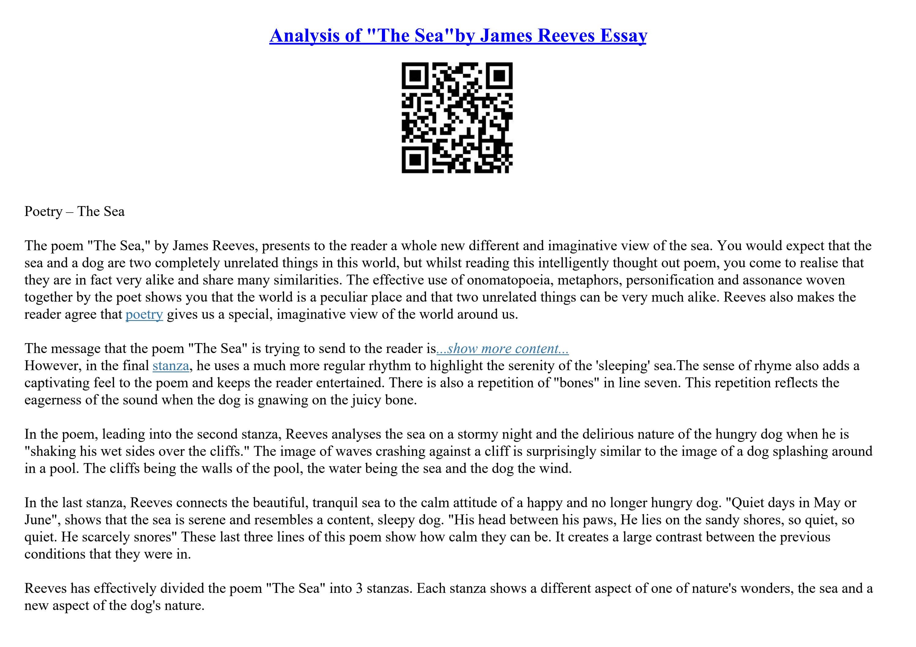 The Sea Essay by Buy A Philosophy Paper Saint Paul - Issuu