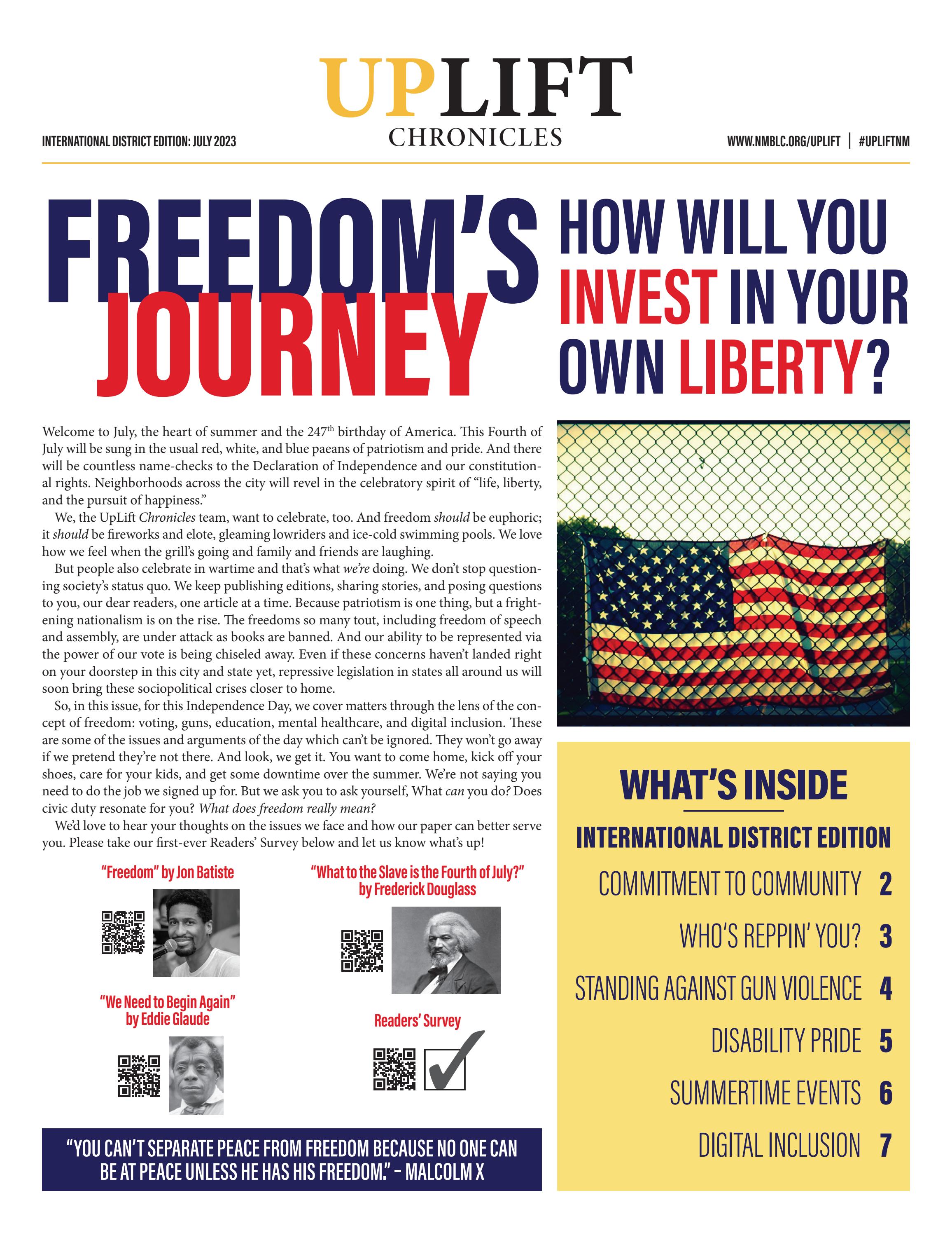 International District Edition_July 2023_UpLift Chronicles_v.6 by NMBlackLeadership - Issuu