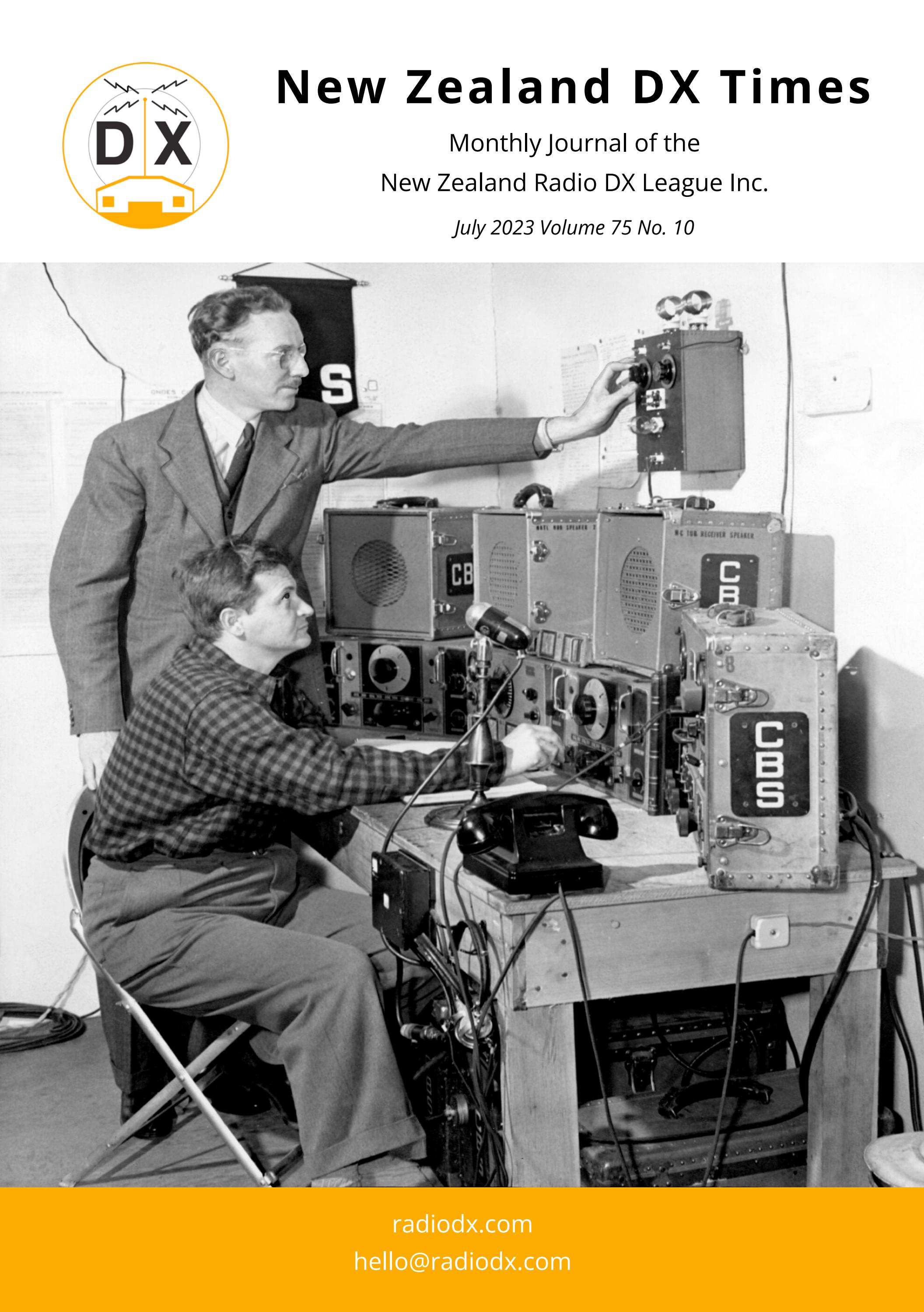 New Zealand DX Times - Jul 2023 by NZ Radio DX League - Issuu