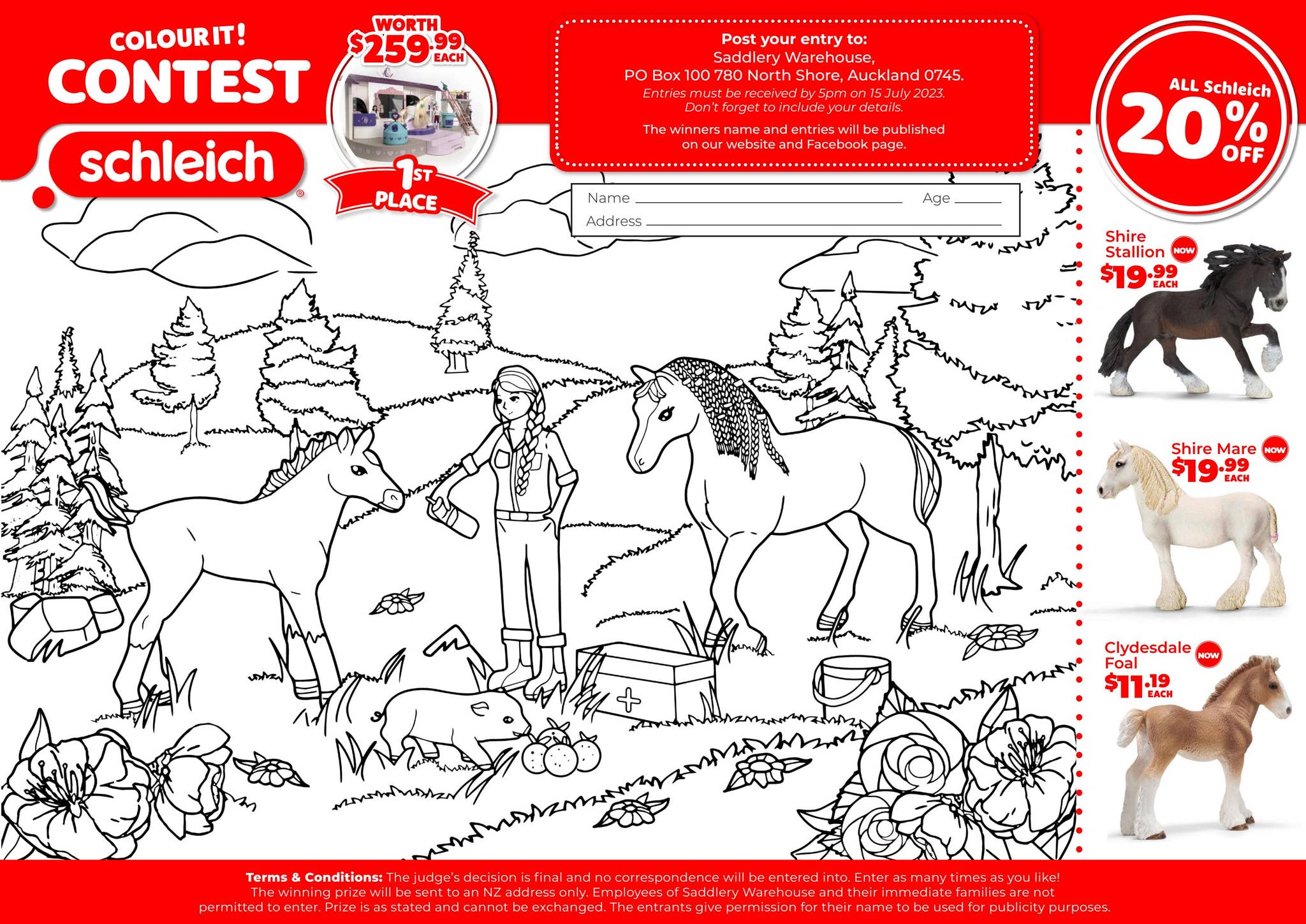 Schleich-Colouring-Contest-2023 by Creative Saddlery - Issuu