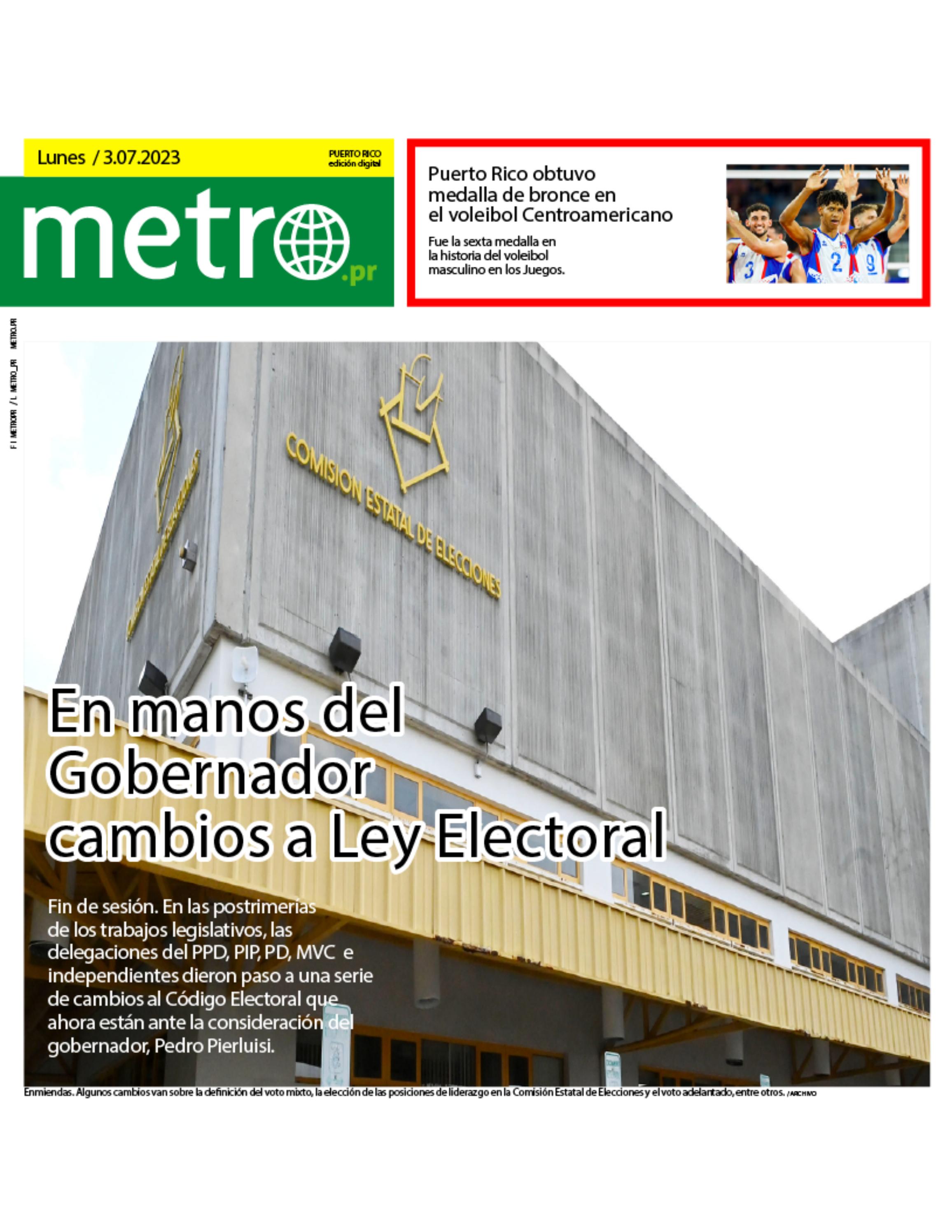 SJU20230703Portada by Metro Puerto Rico - Issuu
