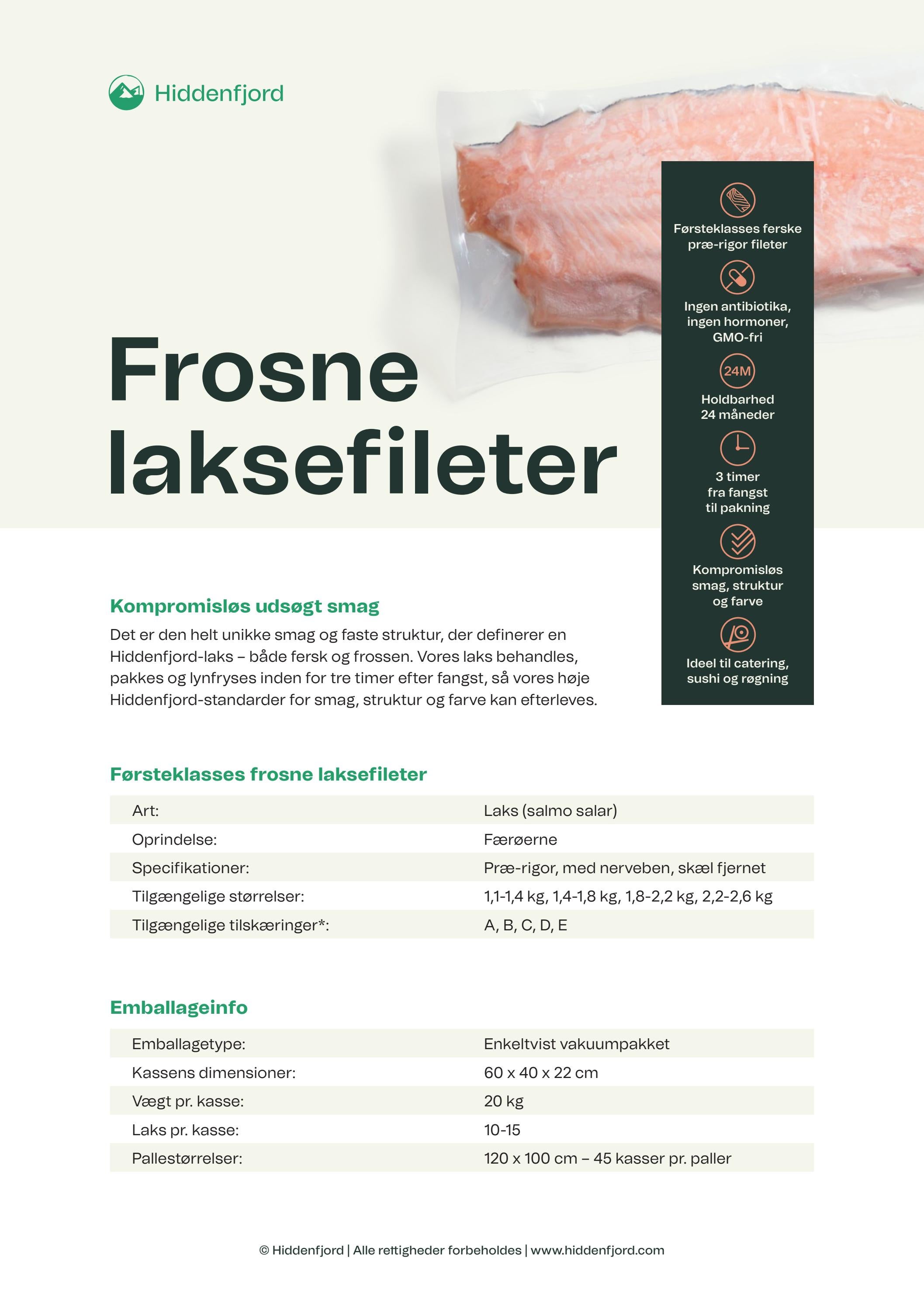 Frozen salmon fillets (Danish) by Hiddenfjord - Issuu
