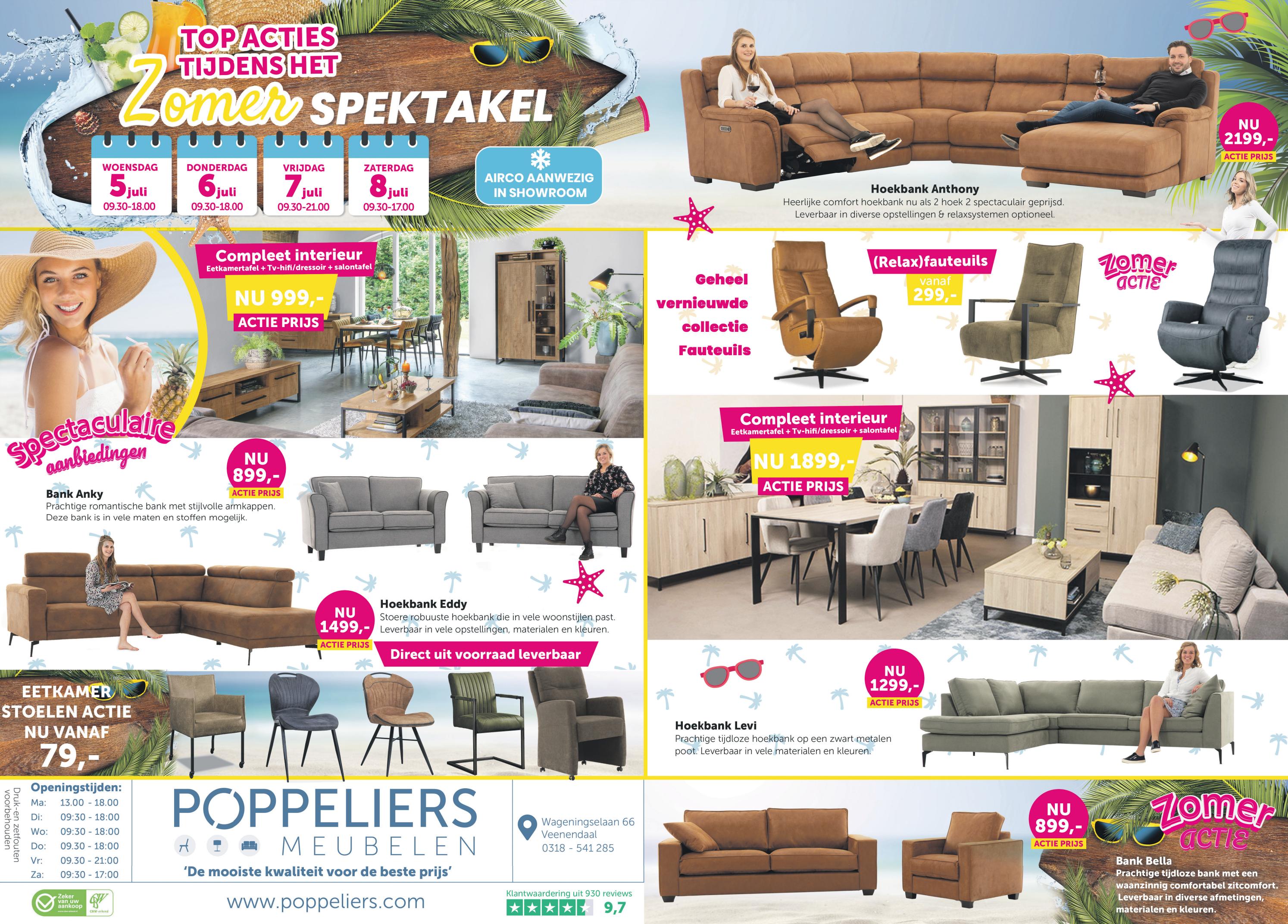 Folder of advertentie Poppeliers Meubelen week 27 by Media Solutions B ...