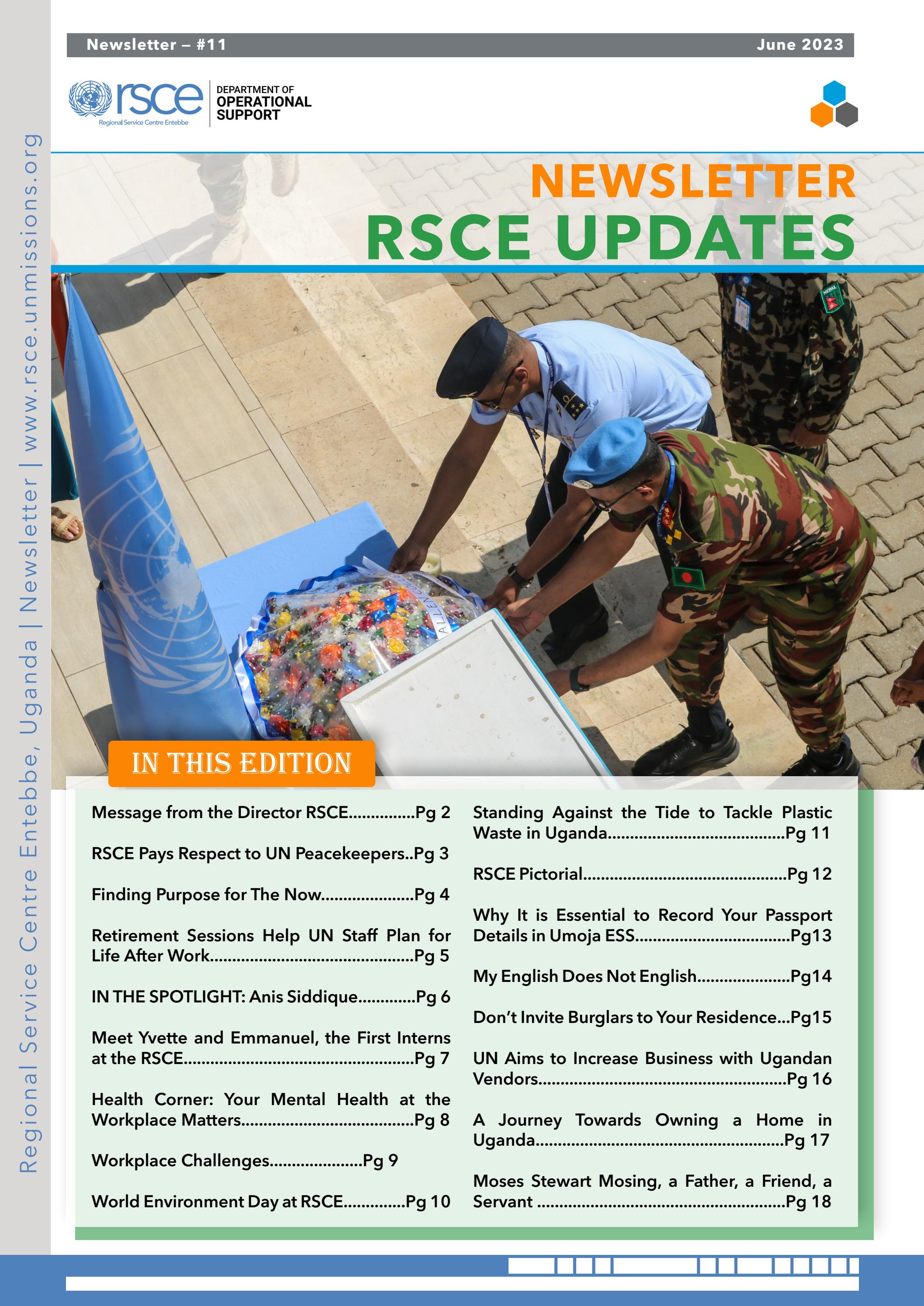 RSCE Newsletter- Edition 11 - June 2023 by Regional Service Centre ...