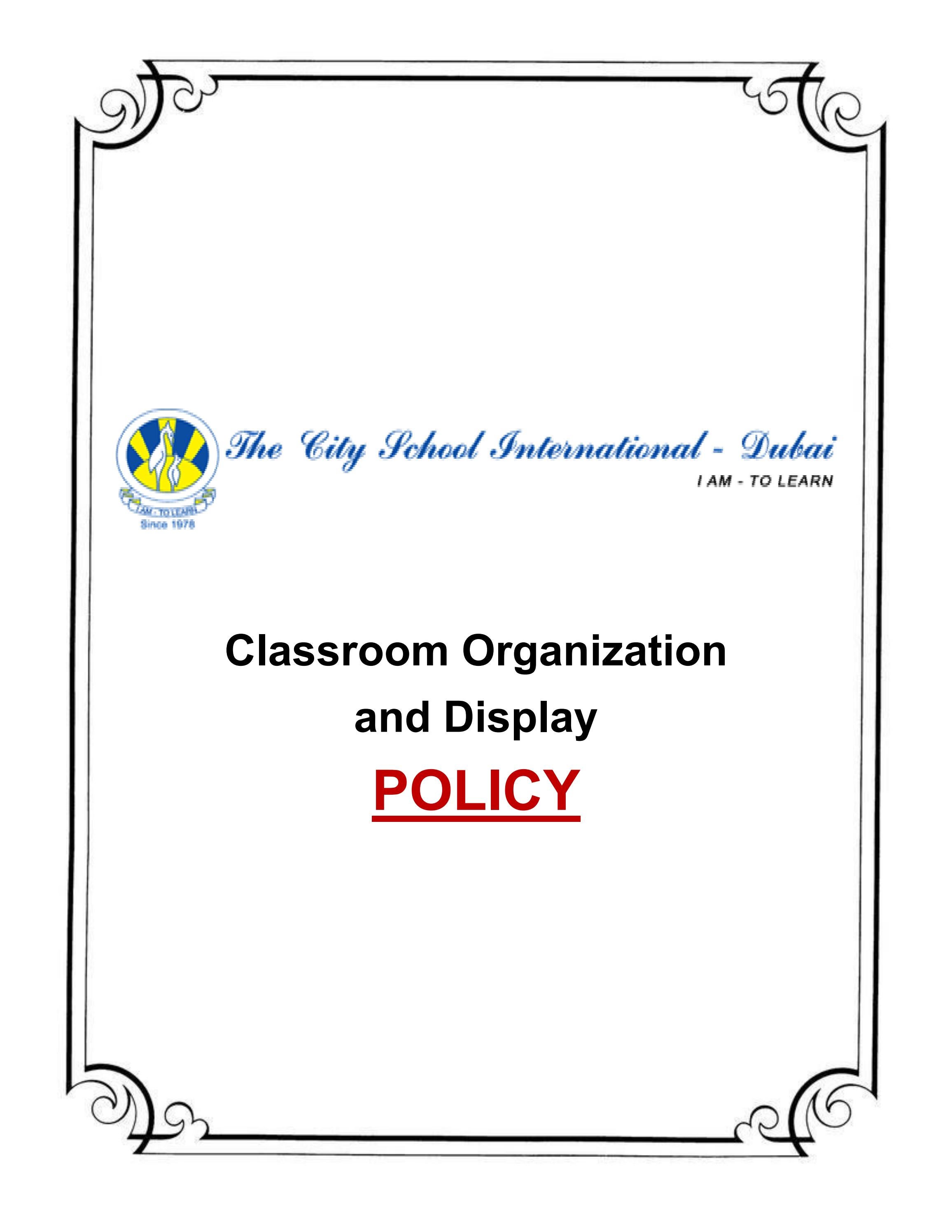 TCSI Classroom-Organisation-and-Display-Policy by Muzammal Shahzad - Issuu