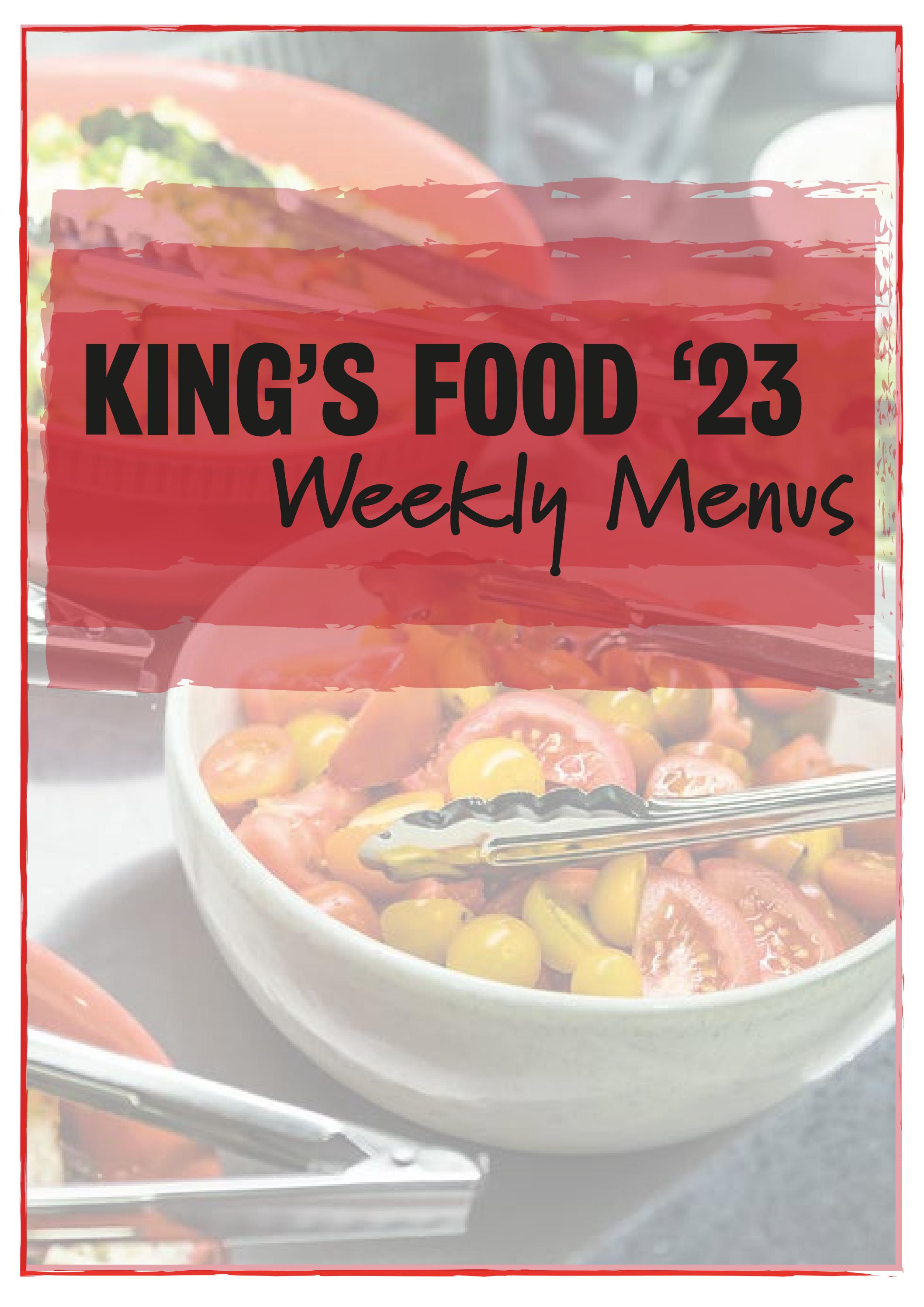 Outlet Menus King's Food Summer 2023 by kclfood - Issuu