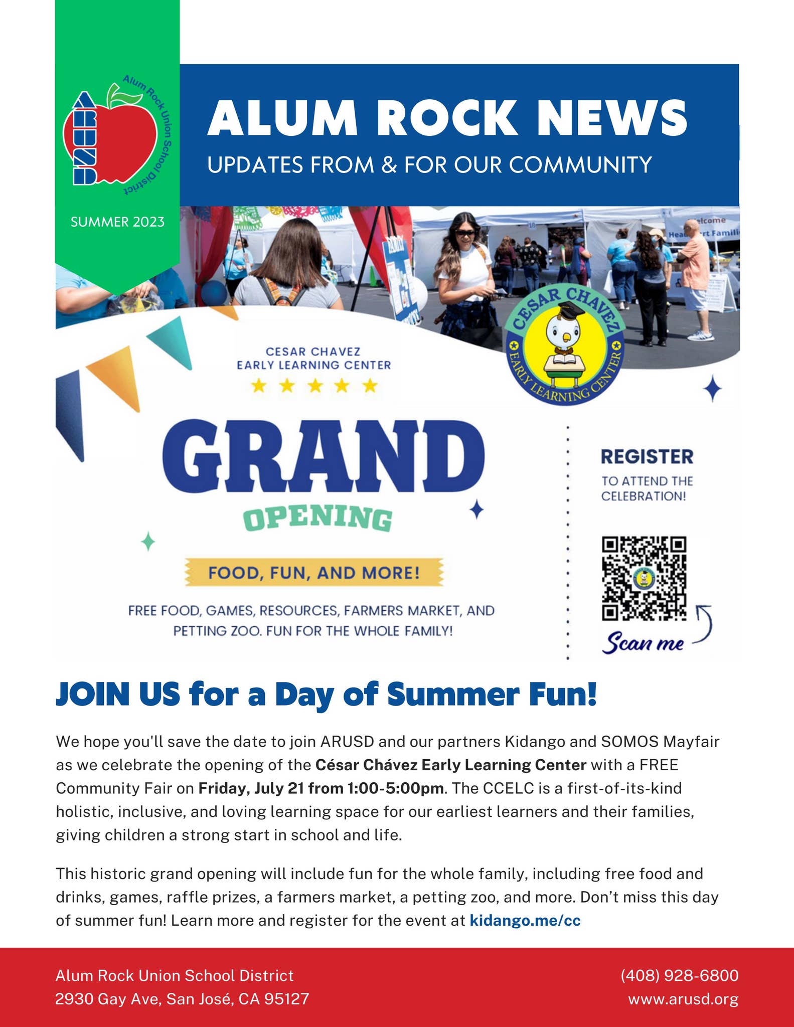 ARUSD Newsletter - Summer 2023 by tvgcc - Issuu