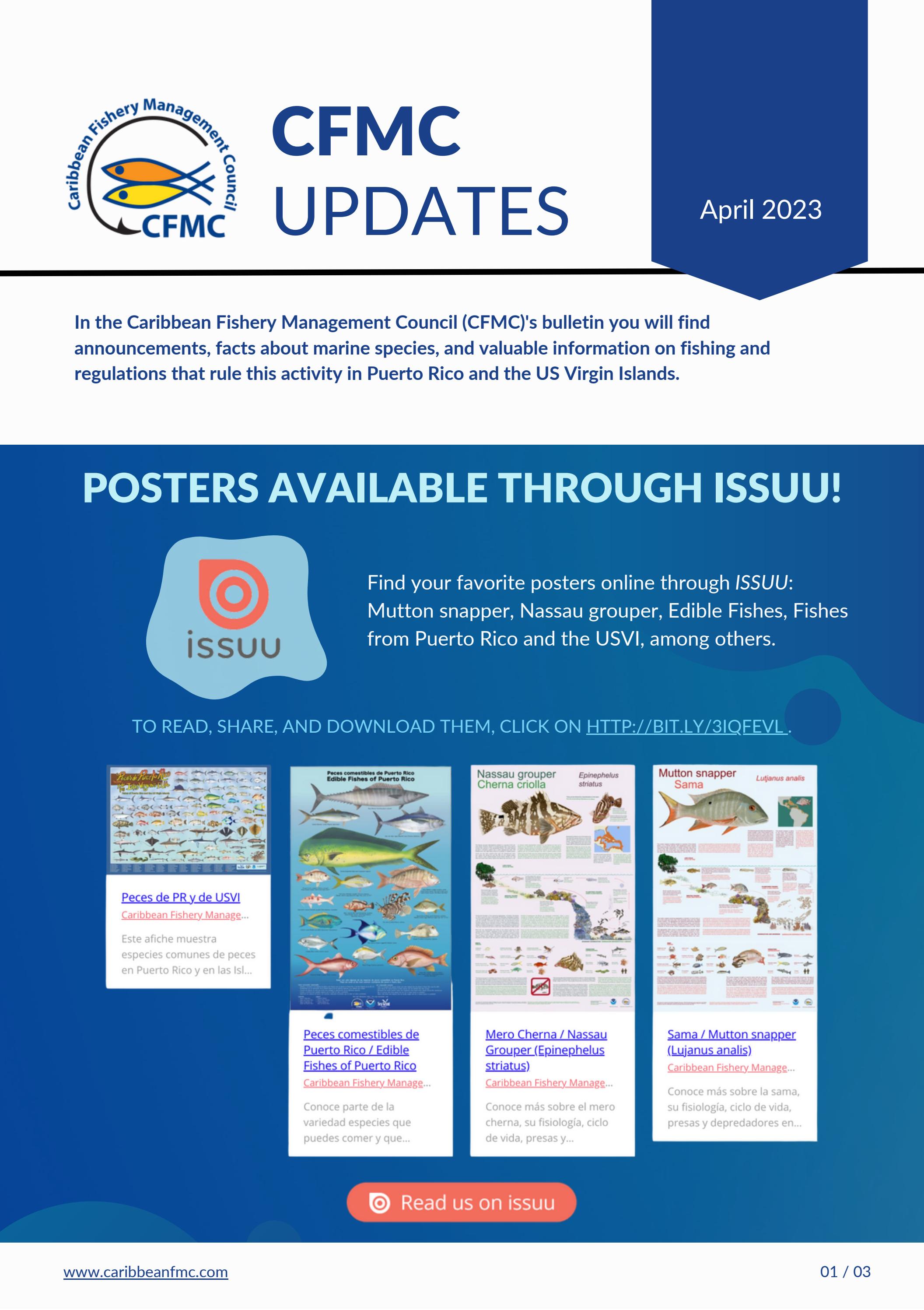 CFMC Updates (April 2023) by Caribbean Fishery Management Council - Issuu