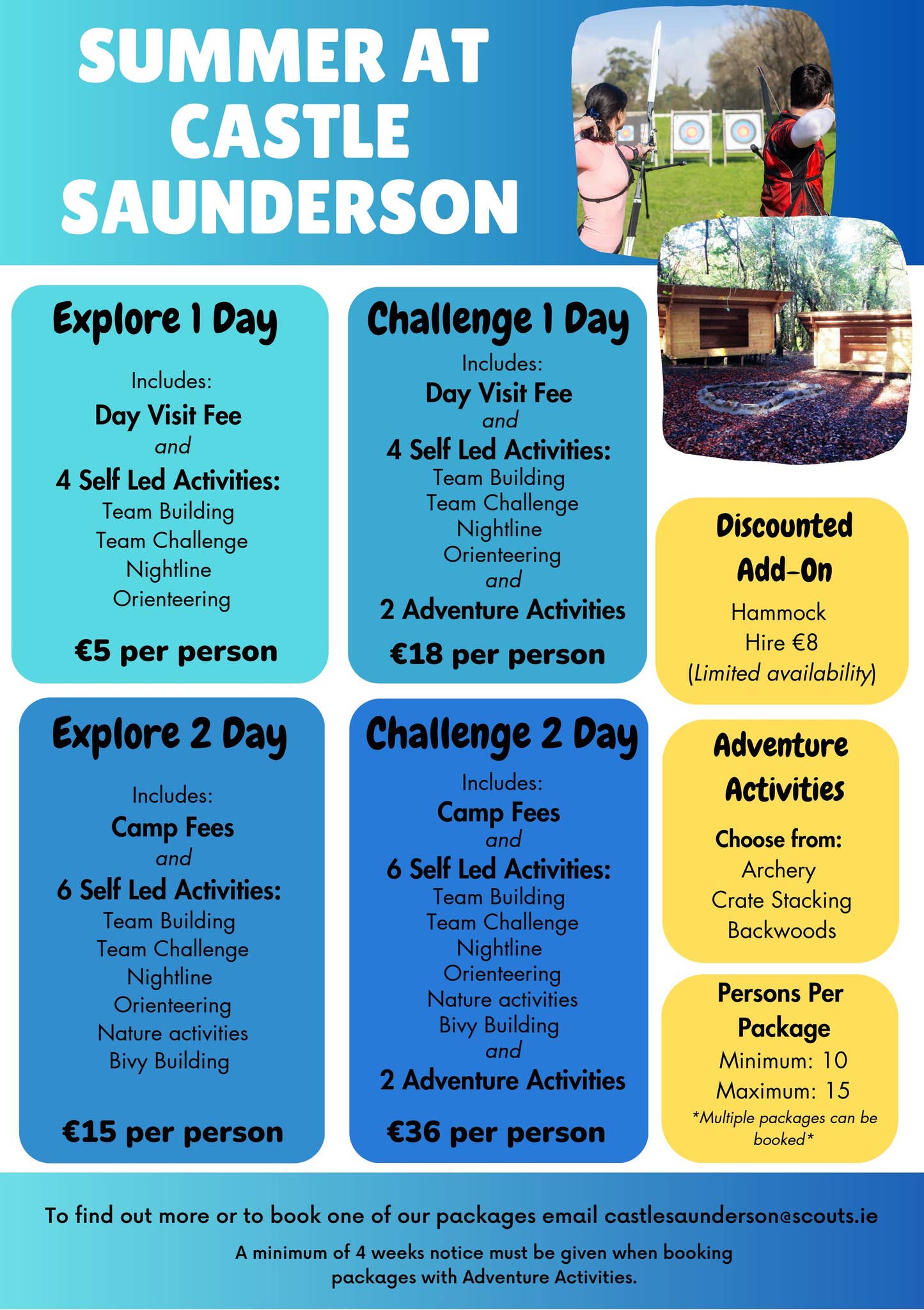 NSC Summer Packages 2023 by Scouting Ireland - Issuu