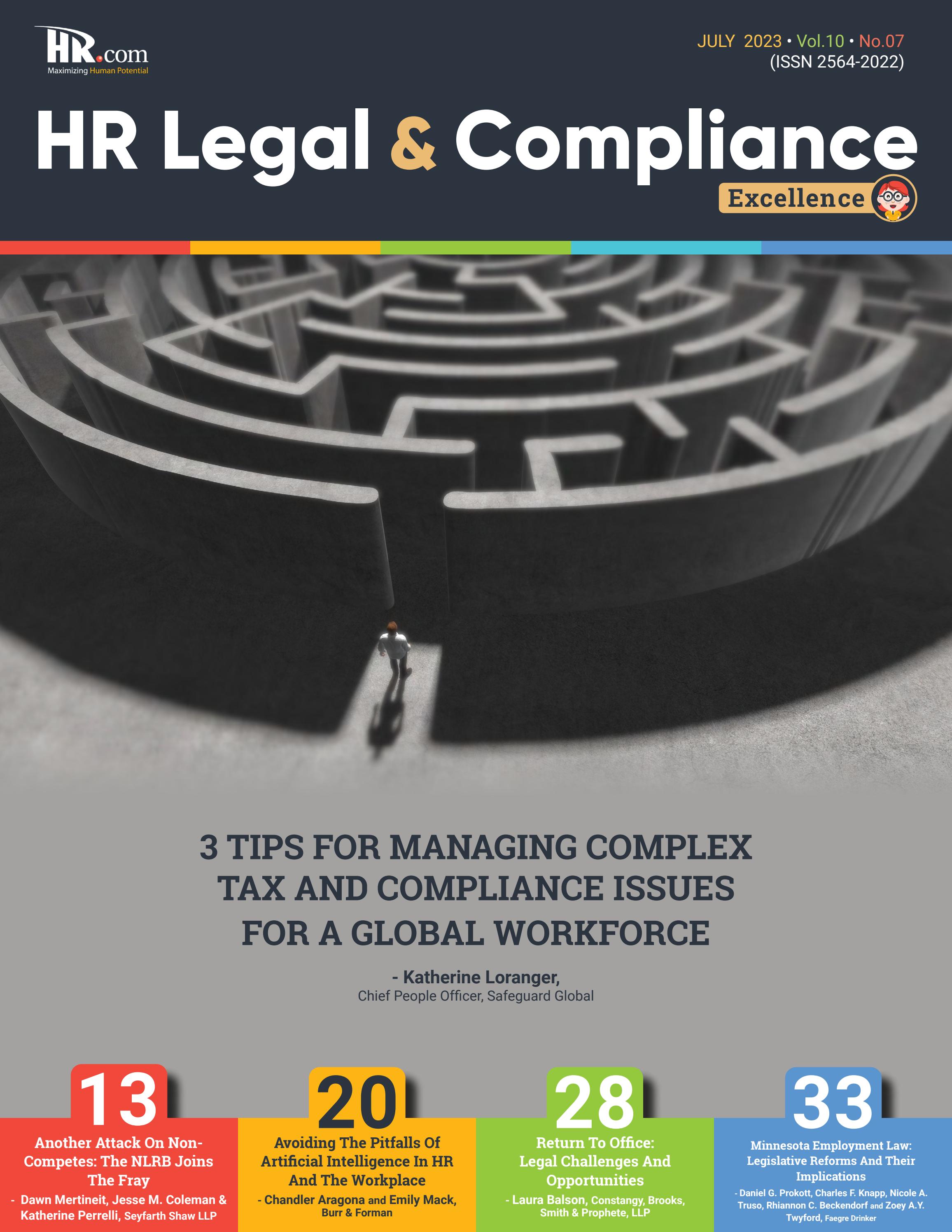 HR Legal & Compliance Excellence - July 2023 by Excellence Publications ...