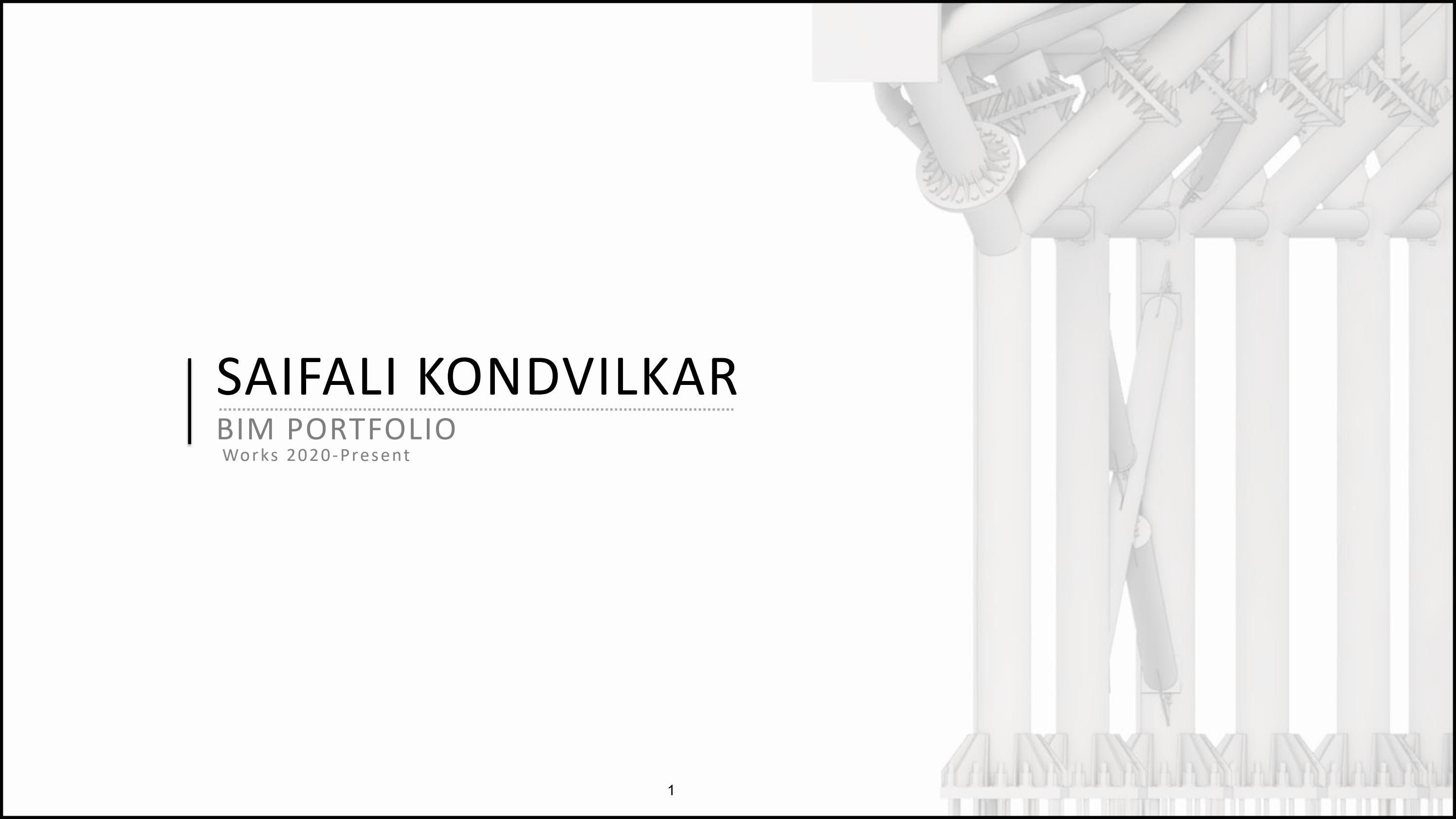 BIM PORTFOLIO (SAIF) by Saif Kondvilkar - Issuu