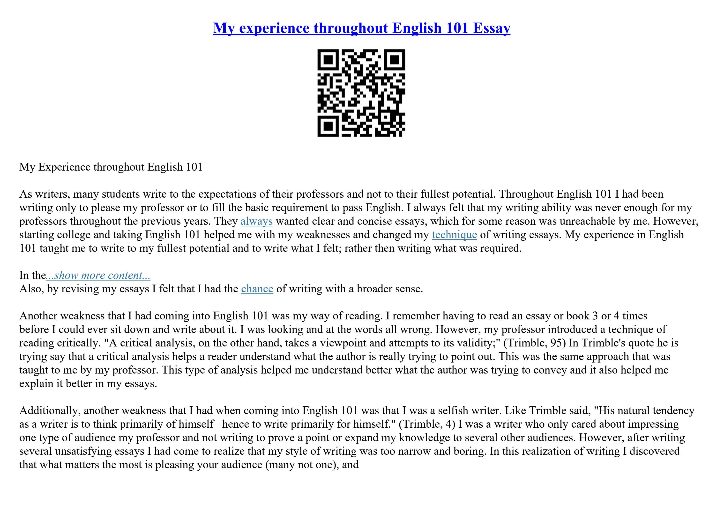 English Class Essay by Who Can Write My Paper For Me Cambridge - Issuu