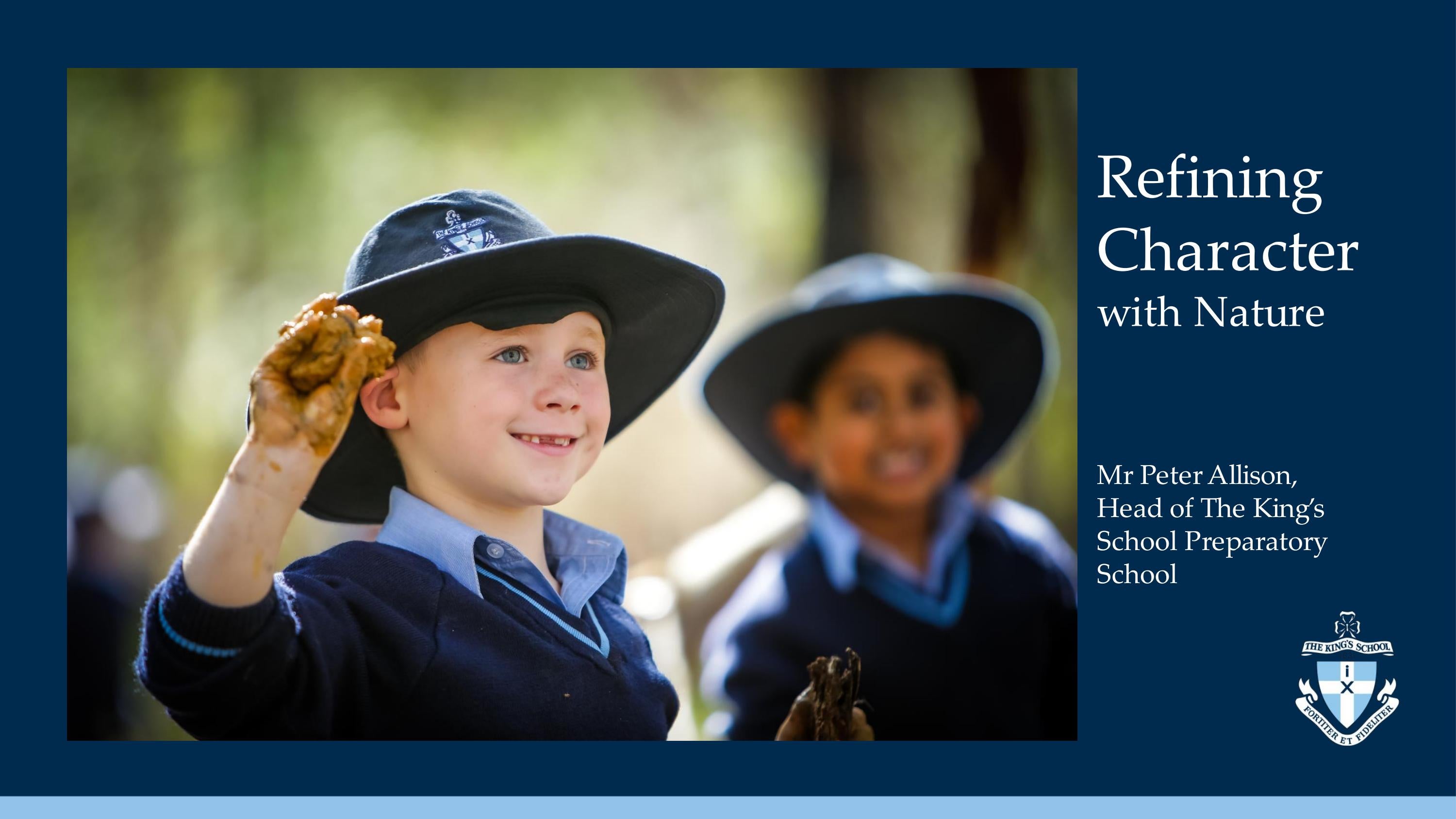 Refining Character with Nature - Mr Peter Allison by thekingsschool ...