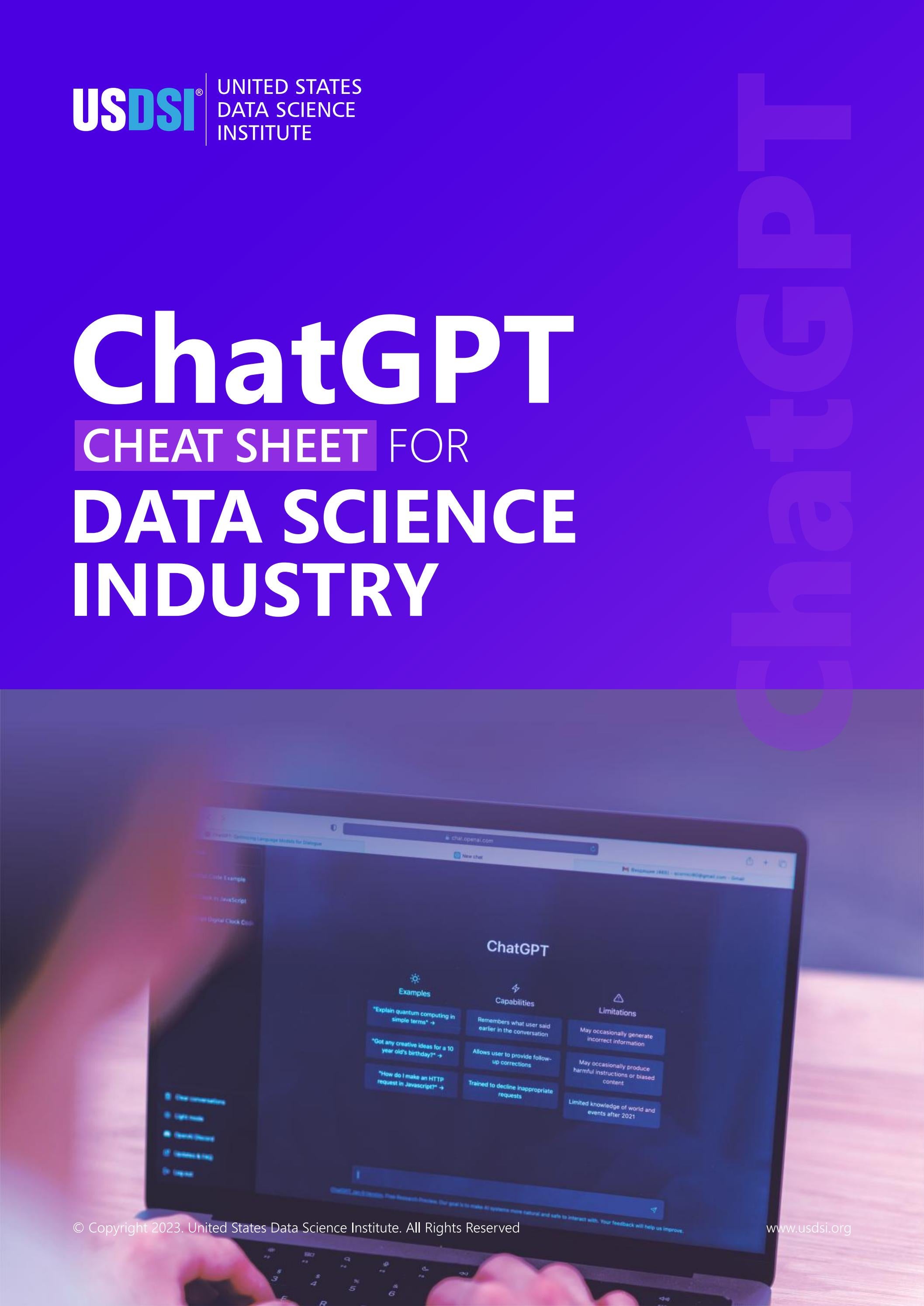 CHAT GPT CHEAT SHEET FOR THE DATA SCIENCE INDUSTRY by Alston Clark - Issuu