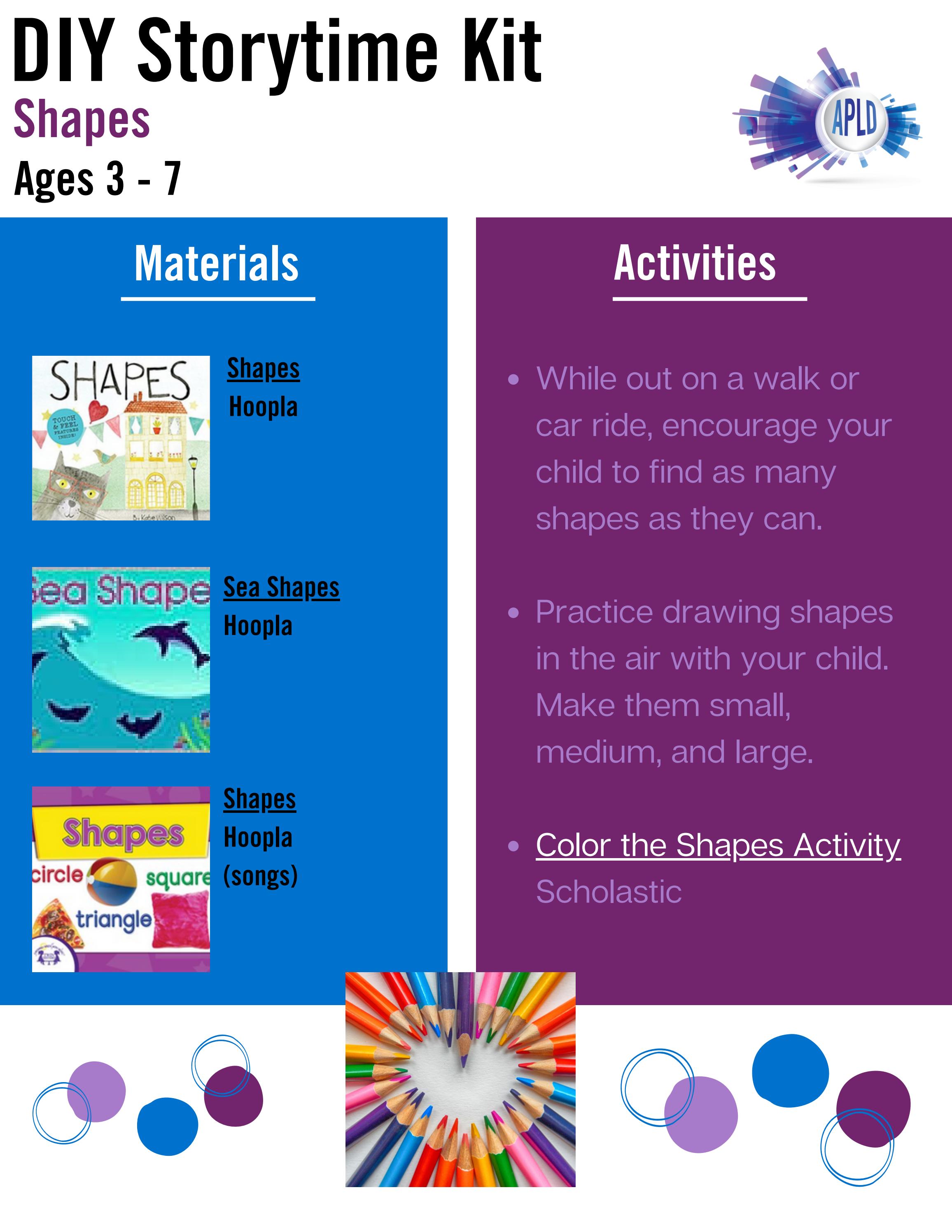 Shapes DIY Storytime Kit by Aurora Public Library District, IL - Issuu