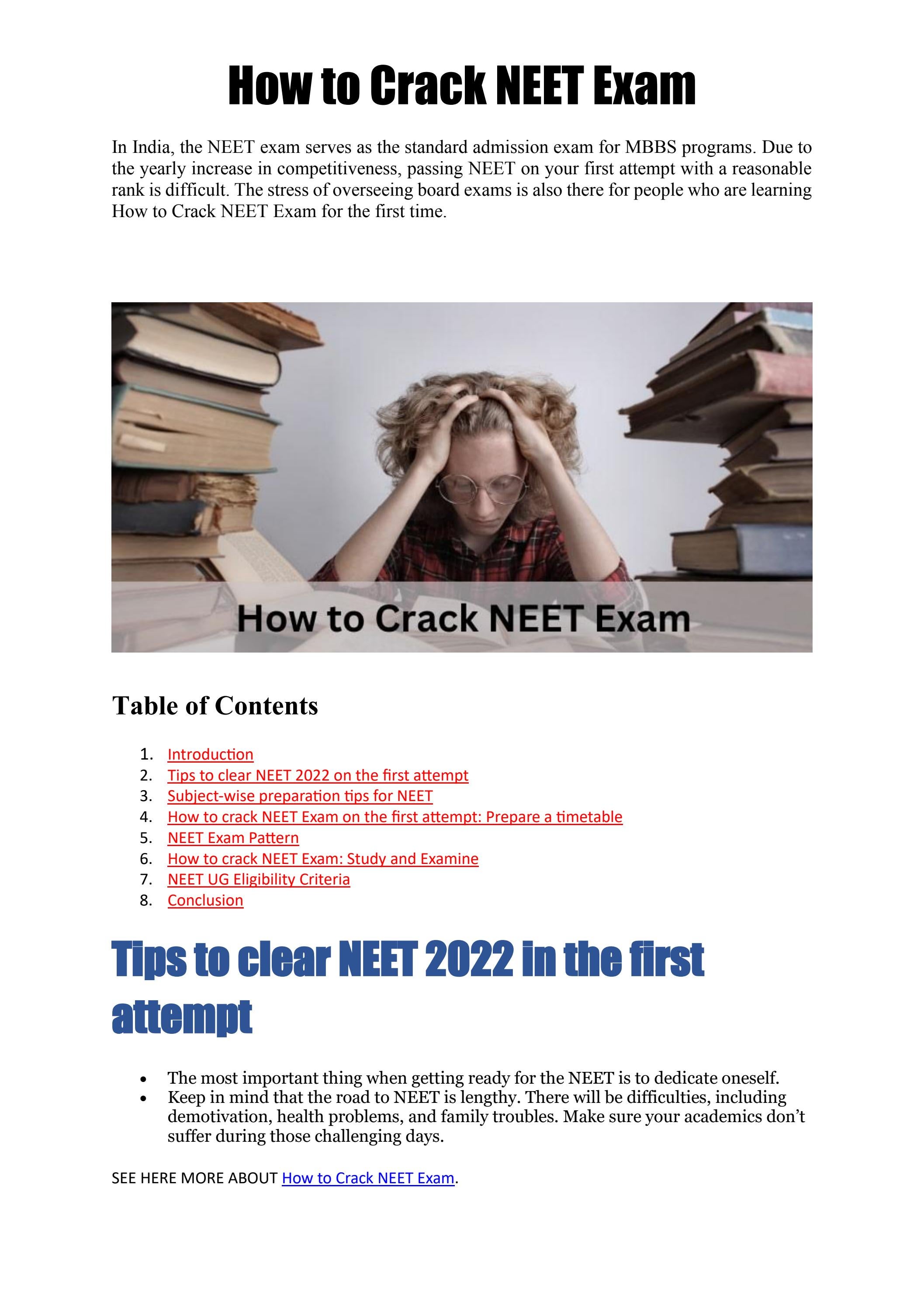How to Crack NEET Exam by Digital Amir - Issuu