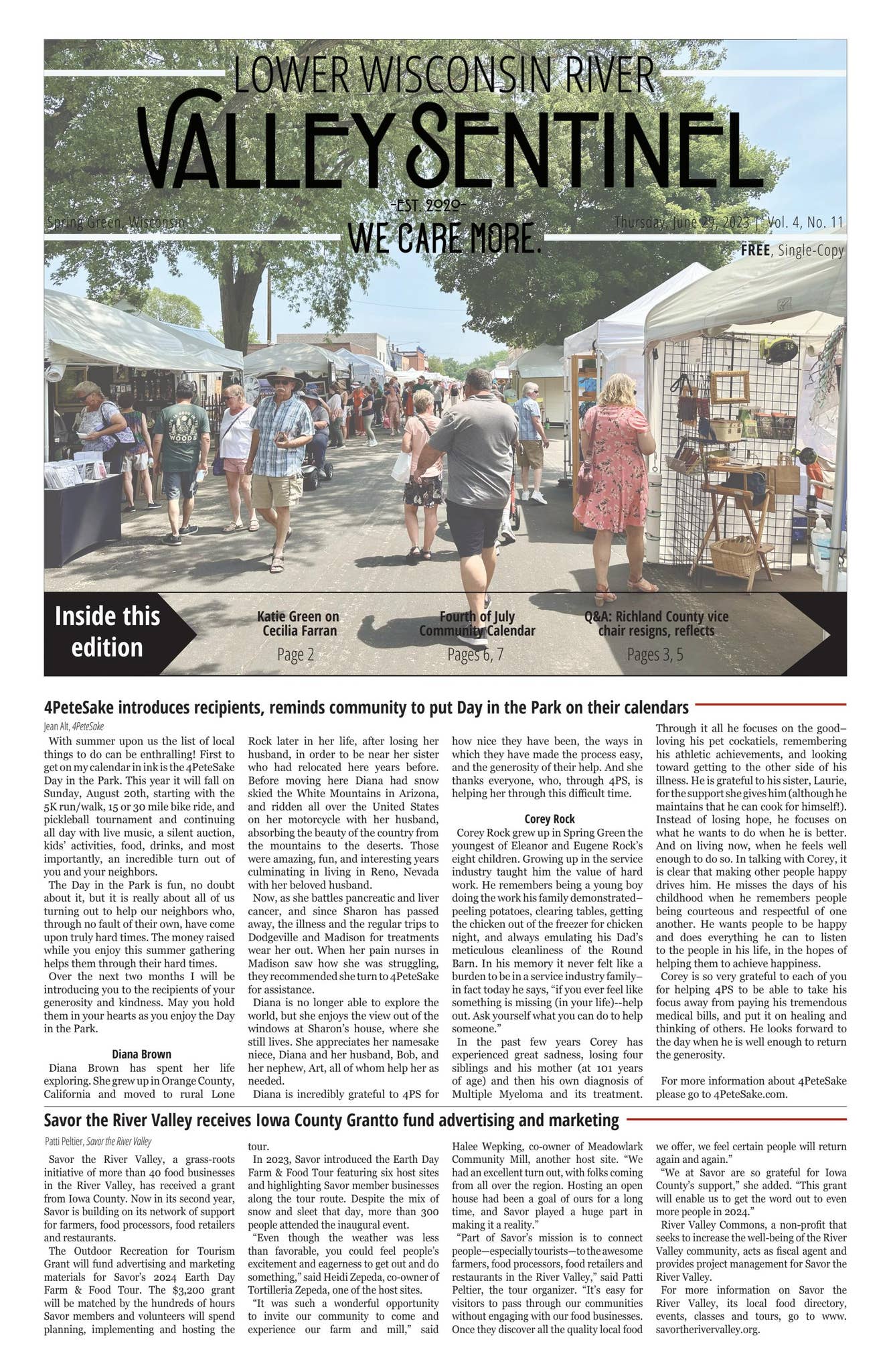 Valley Sentinel - 06-29-2023 by Valley Sentinel - Issuu