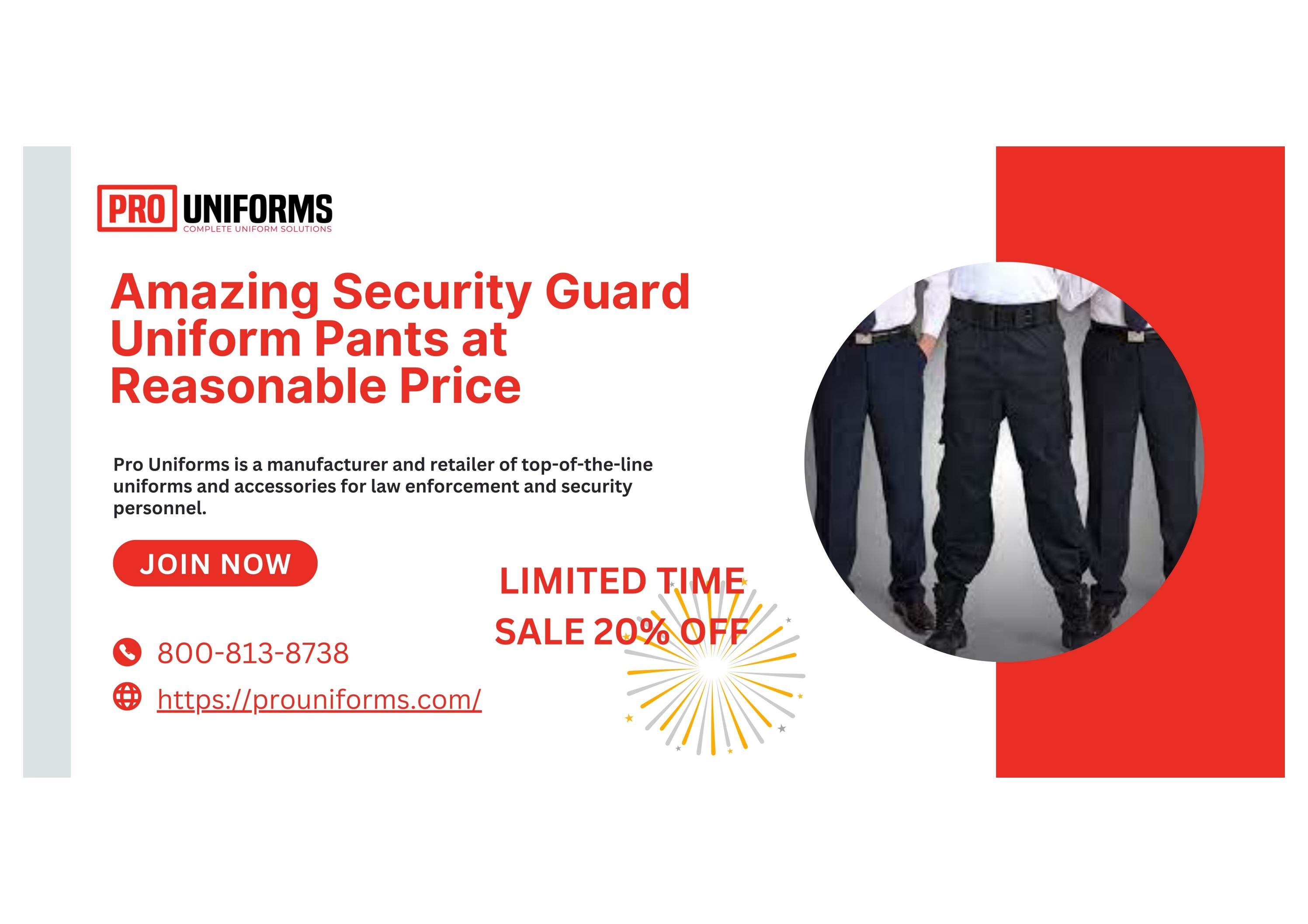 Amazing Security Guard Uniform Pants at Reasonable Price by Pro ...
