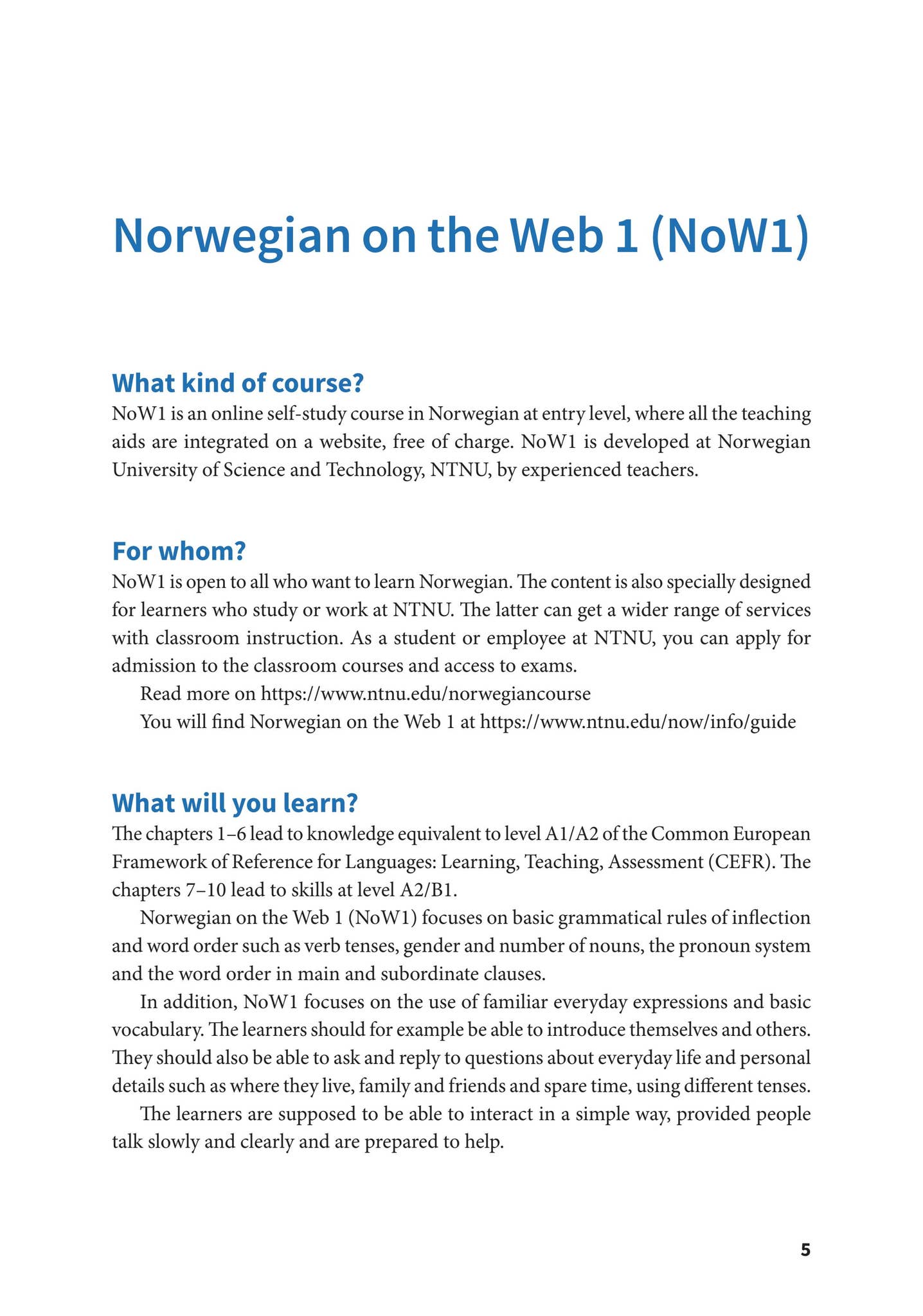 Norwegian on the Web 1 Textbook, 2. utgave (9788245038859) by ...