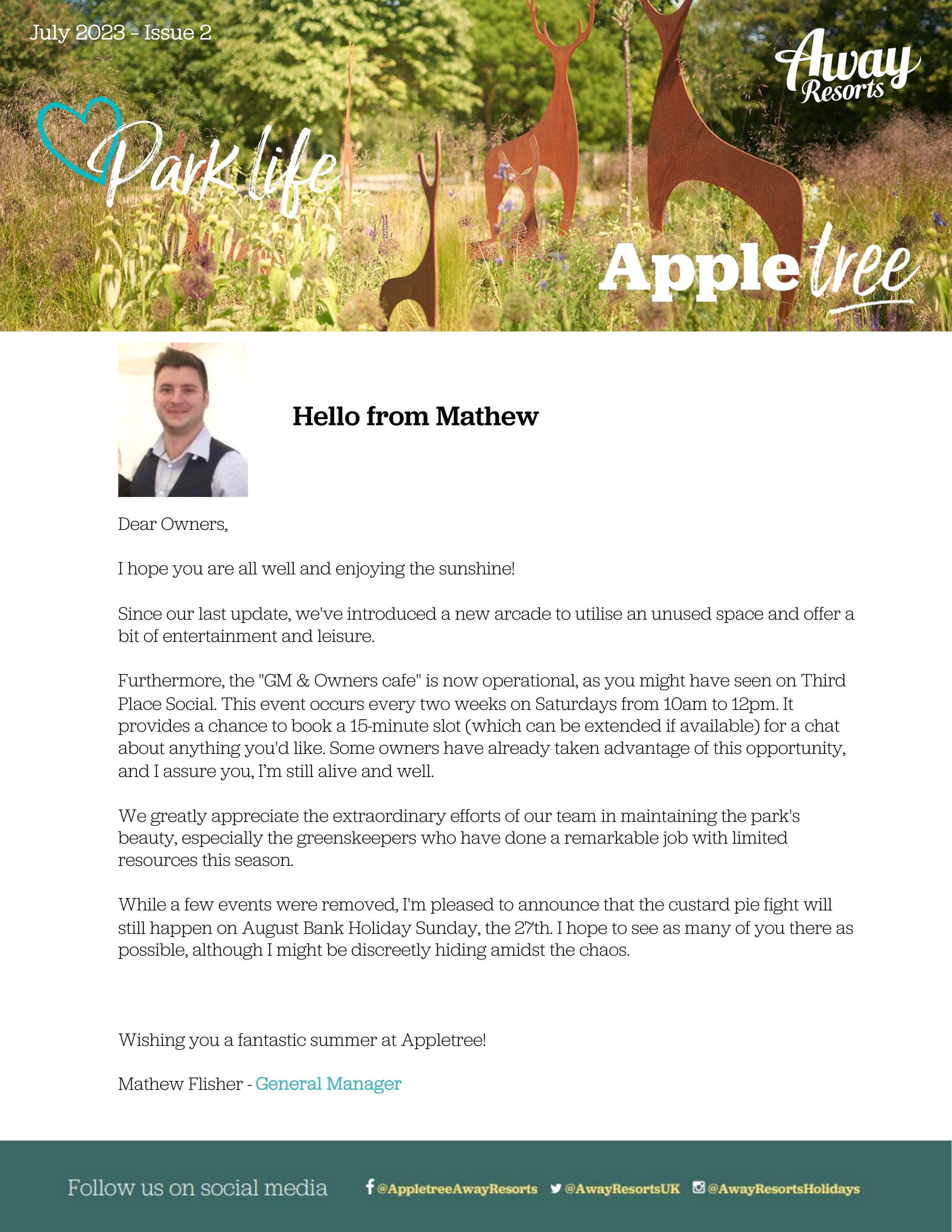 Appletree - Owners Newsletter - July 23 by Away Resorts - Issuu