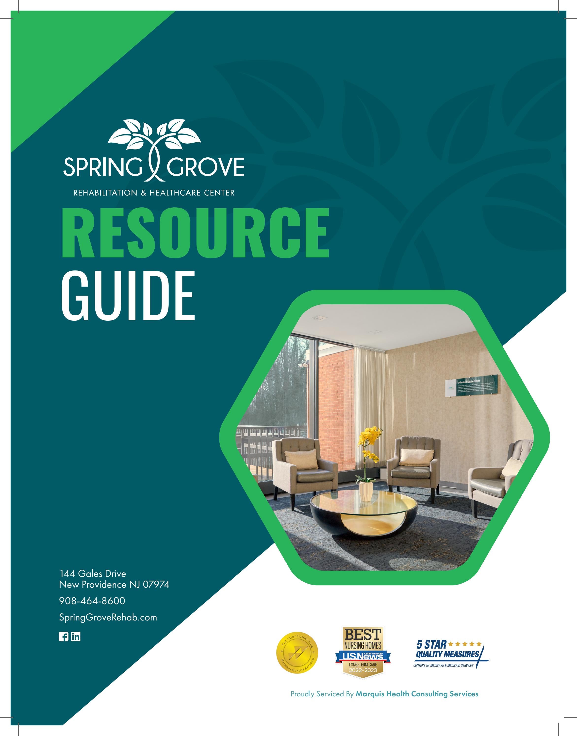 Spring Grove Rehabilitation & Healthcare - Resource Guide by ...