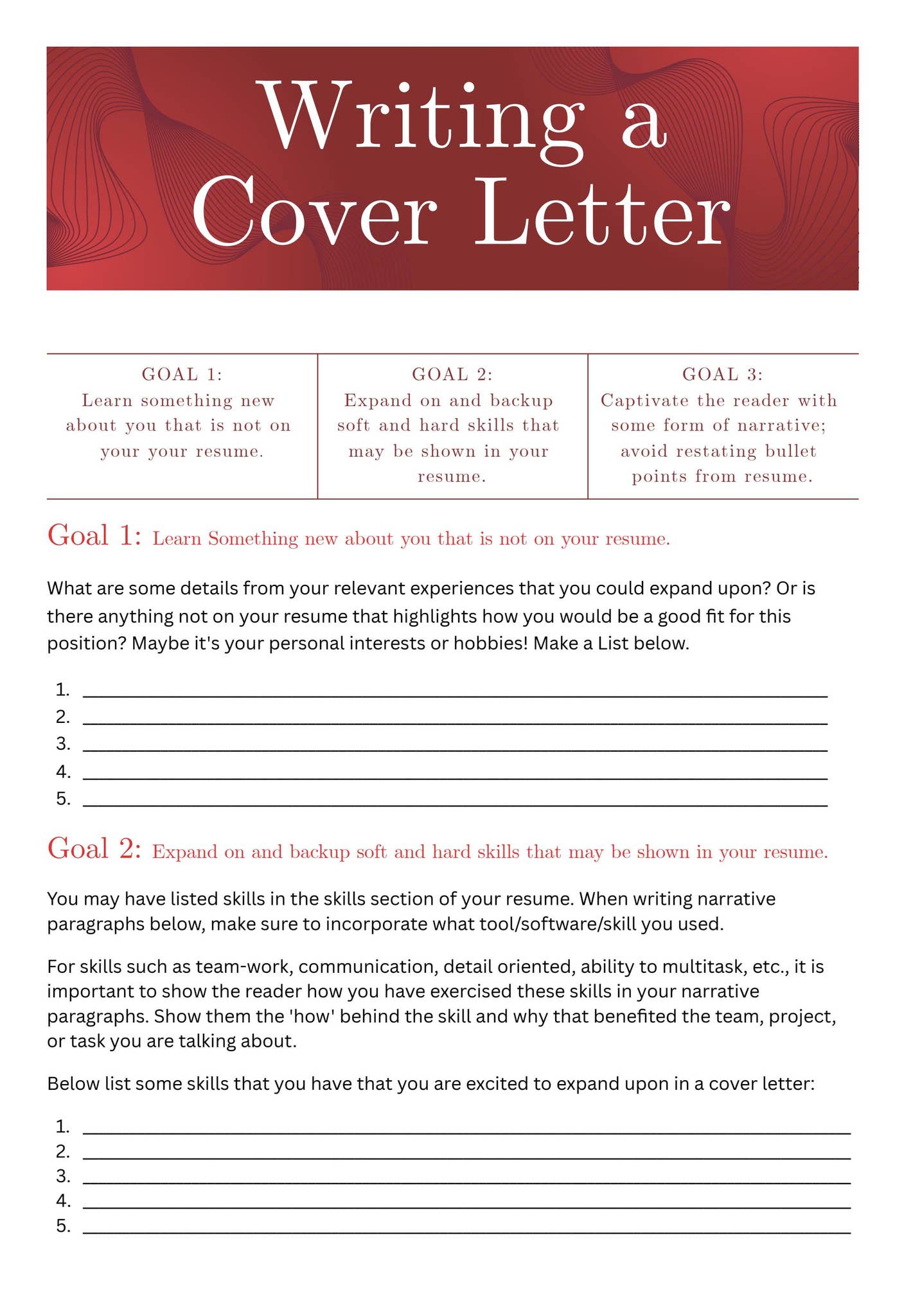Cover Letter Guide and Practice by The University of Idaho - Issuu