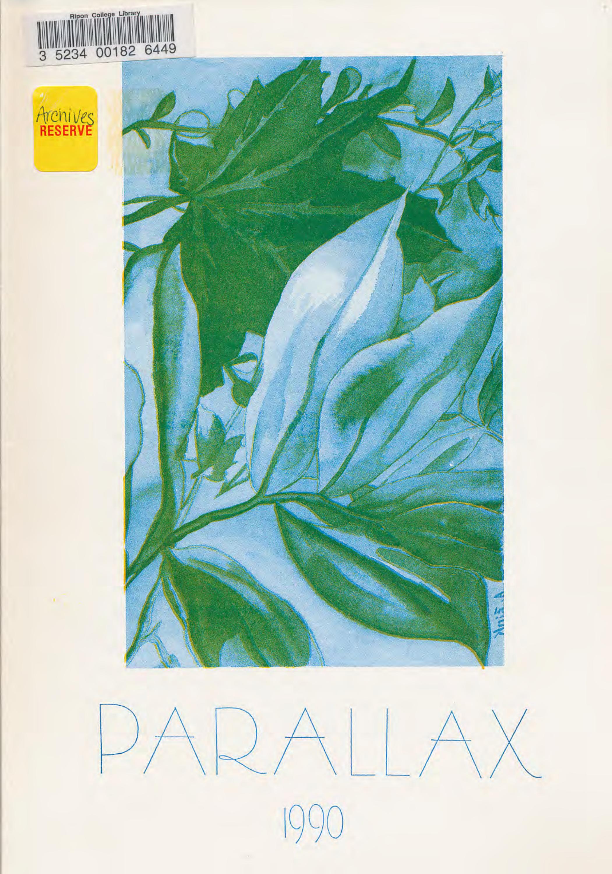 Parallax 1990 by Ripon College - Issuu