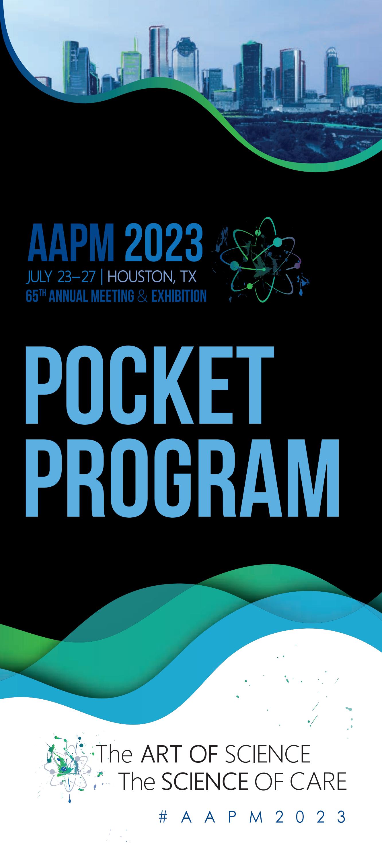 AAPM 2023 Pocket Program by AAPM Docs - Issuu