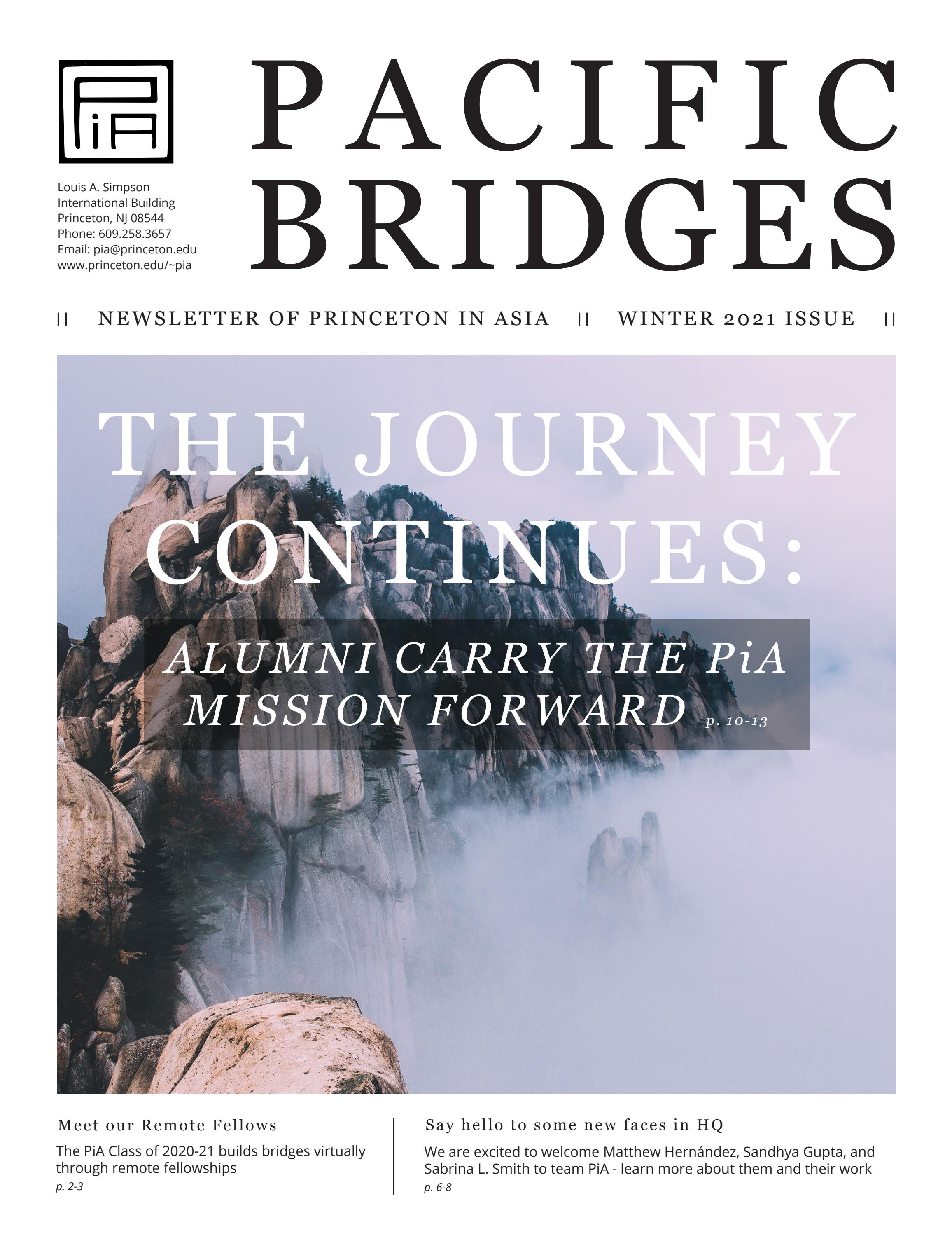 2021 Pacific Bridges by Princeton in Asia - Issuu