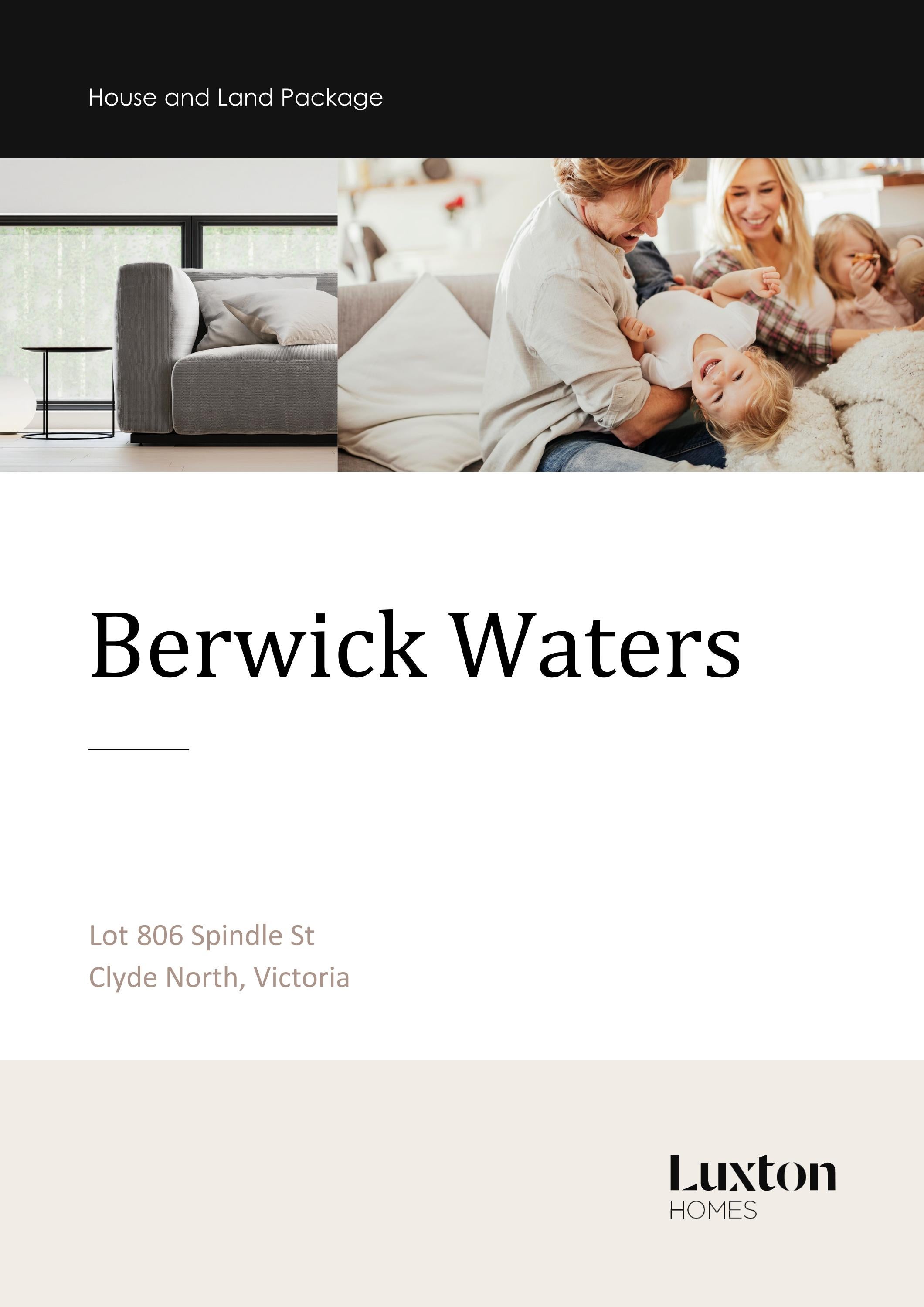 Lot 806 - Berwick Waters by Frasers Property Australia - Issuu