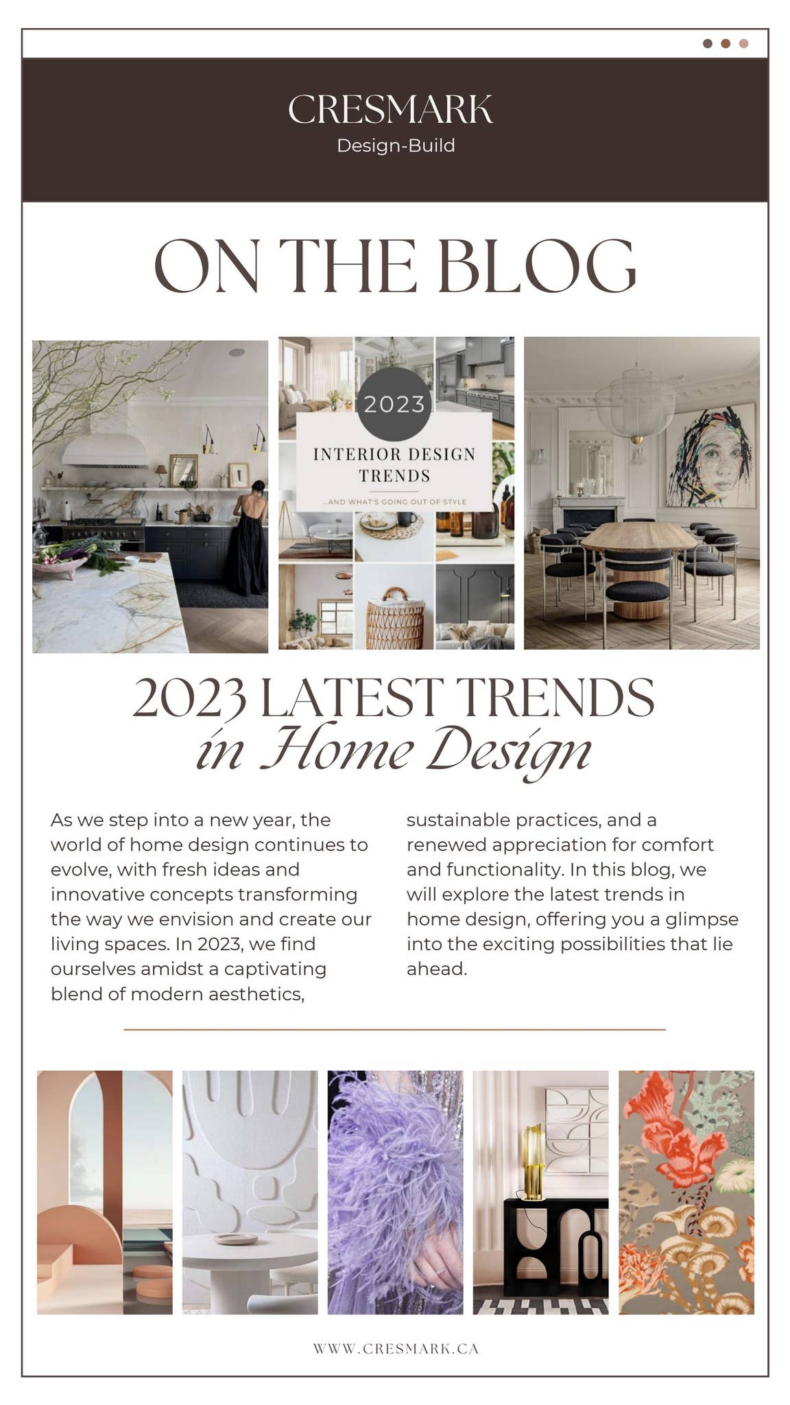 2023 Design Trends by cresmarkdesign_build - Issuu
