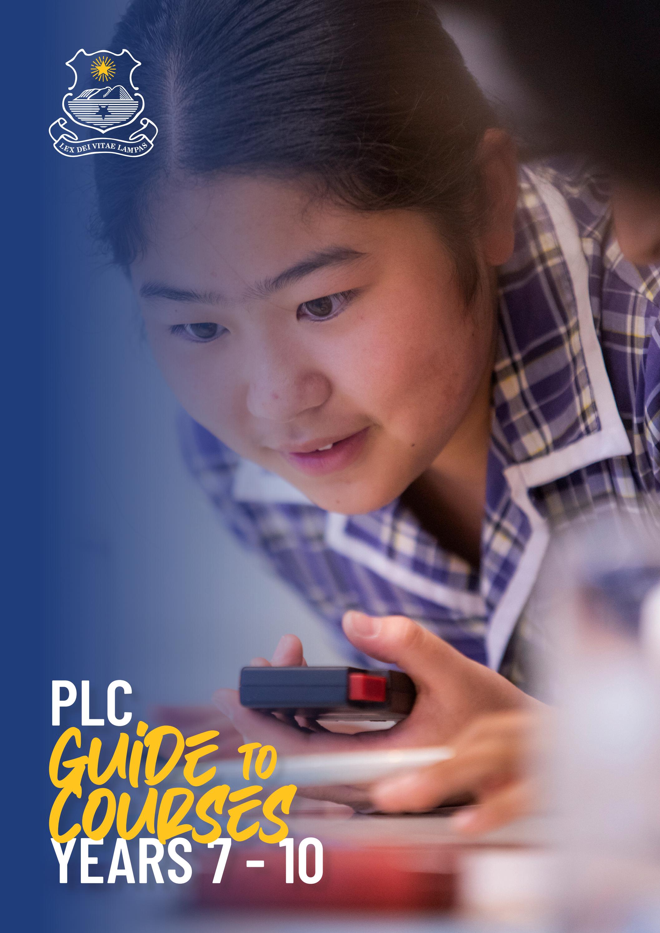 PLC_Guide_to_Courses_2022_Year_7_to_10_Digital_S3_V1_F by Presbyterian ...