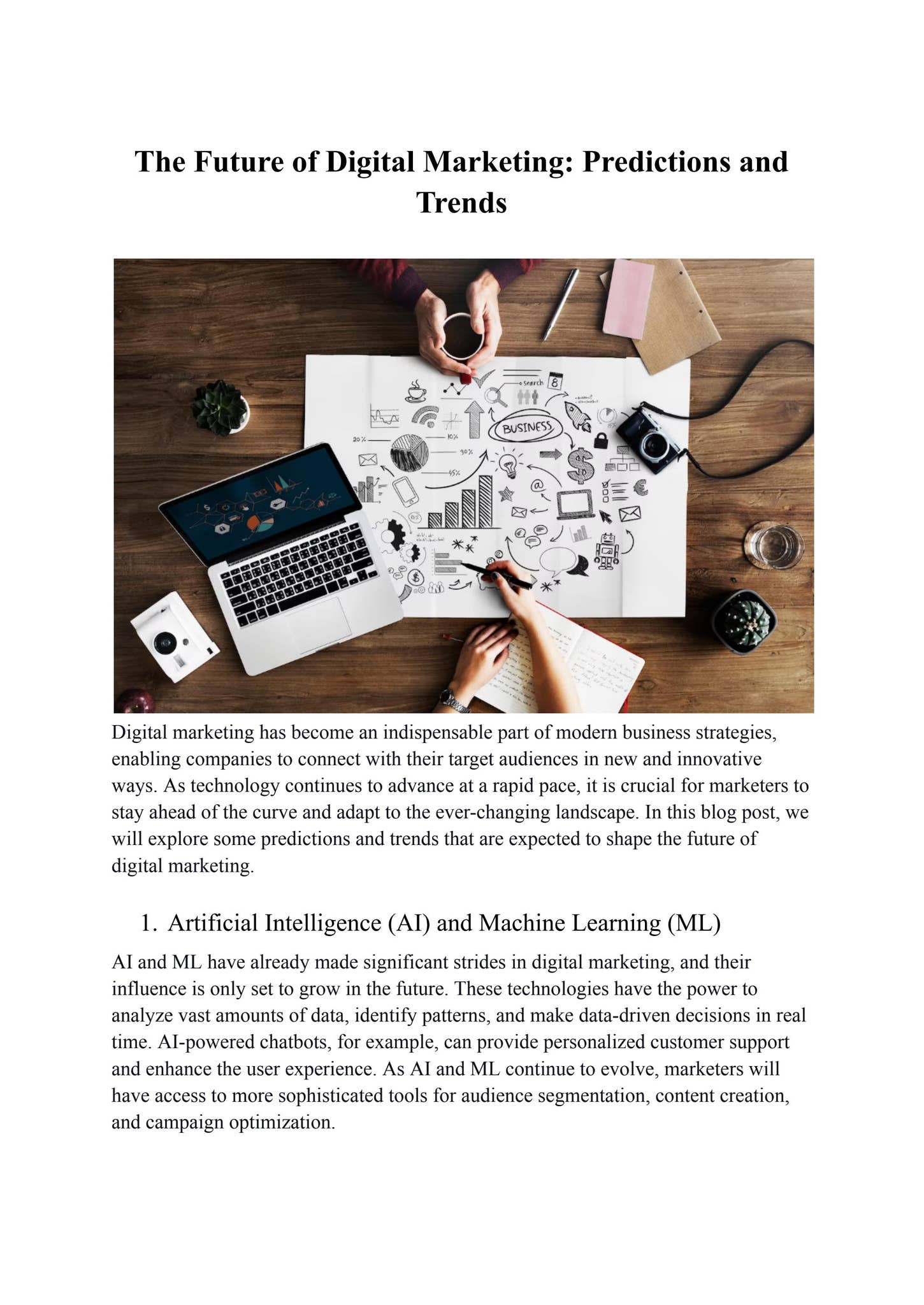 The Future of Digital Marketing: Predictions and Trends by ...