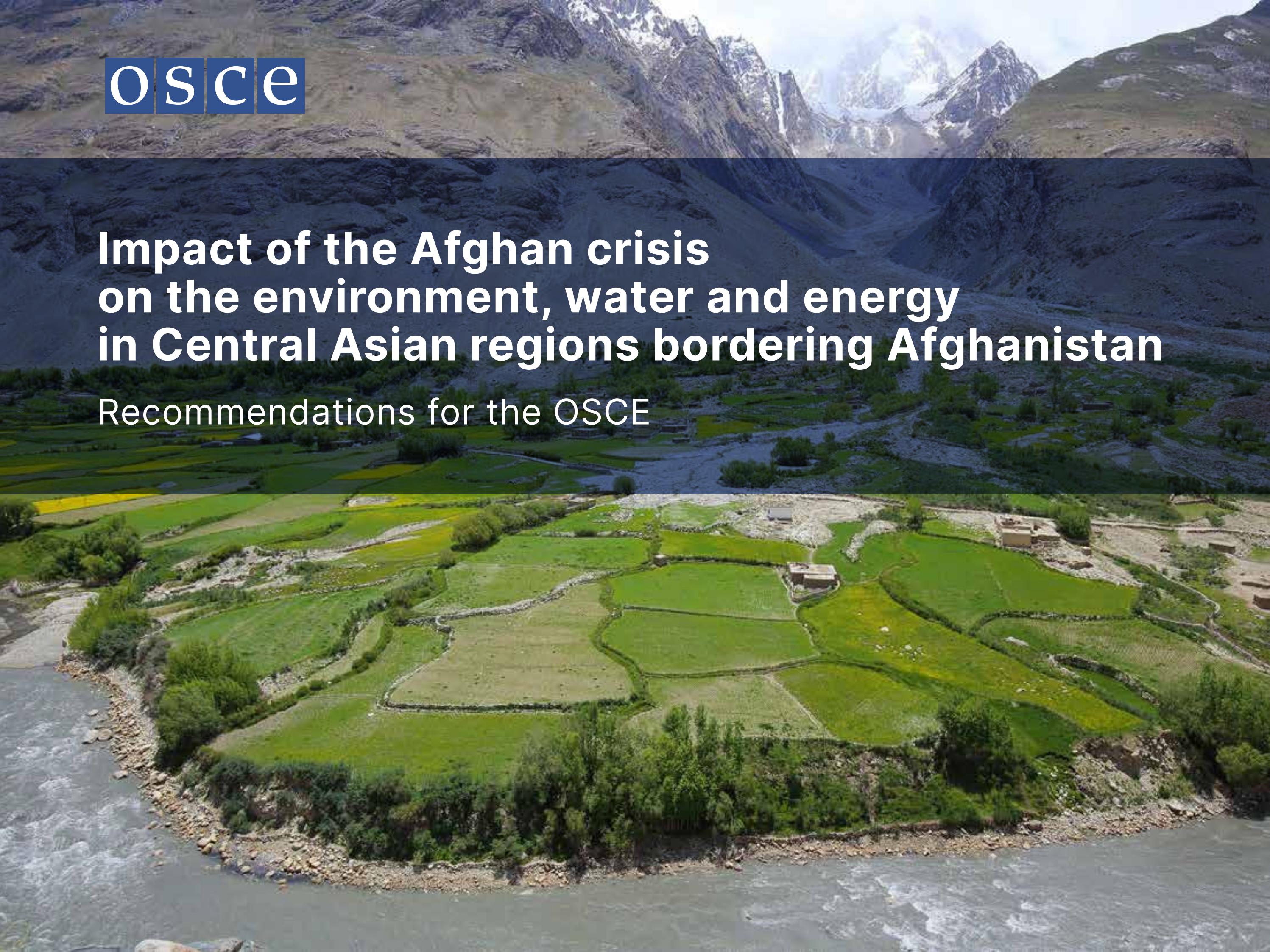Impact of the Afghan crisis on Central Asia environment, water and ...