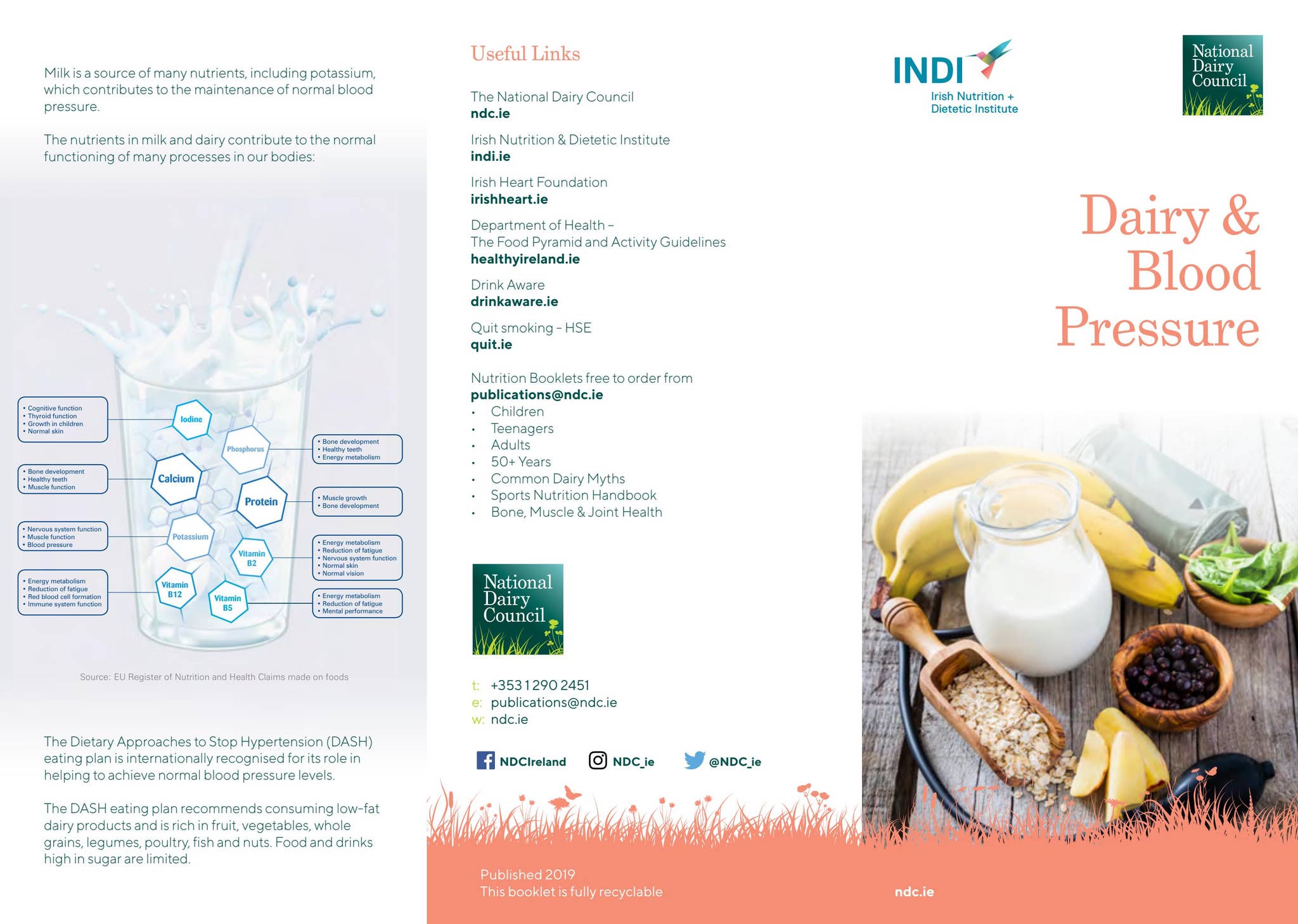 Dairy & Blood Pressure by The National Dairy Council - Issuu