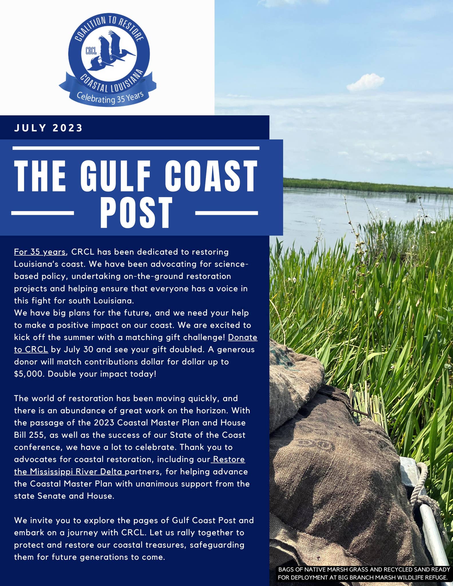 The Gulf Coast Post - July 2023 by Coalition to Restore Coastal ...