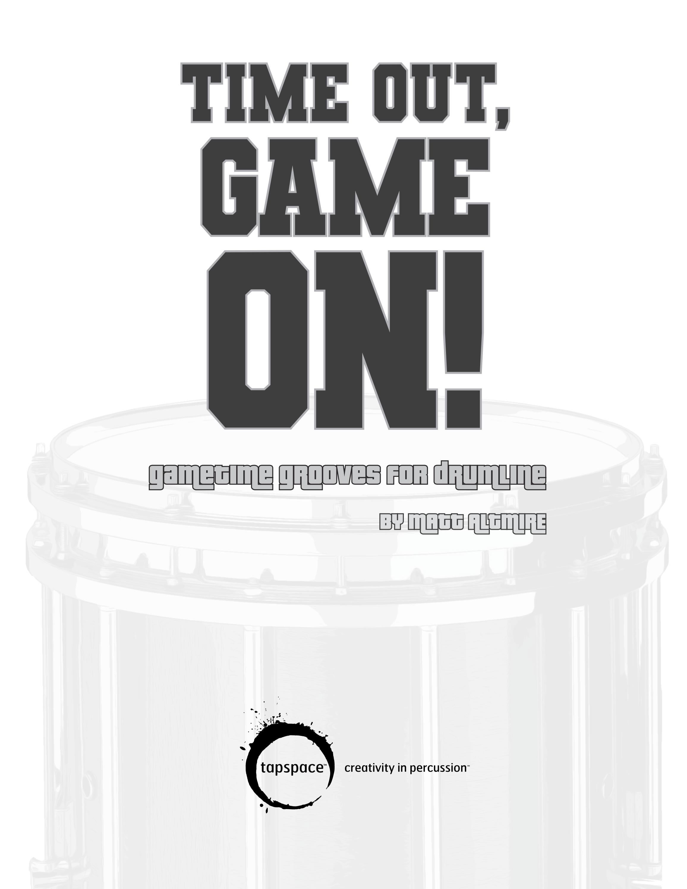 Time Out, Game On!-SAMPLE by Tapspace - Issuu