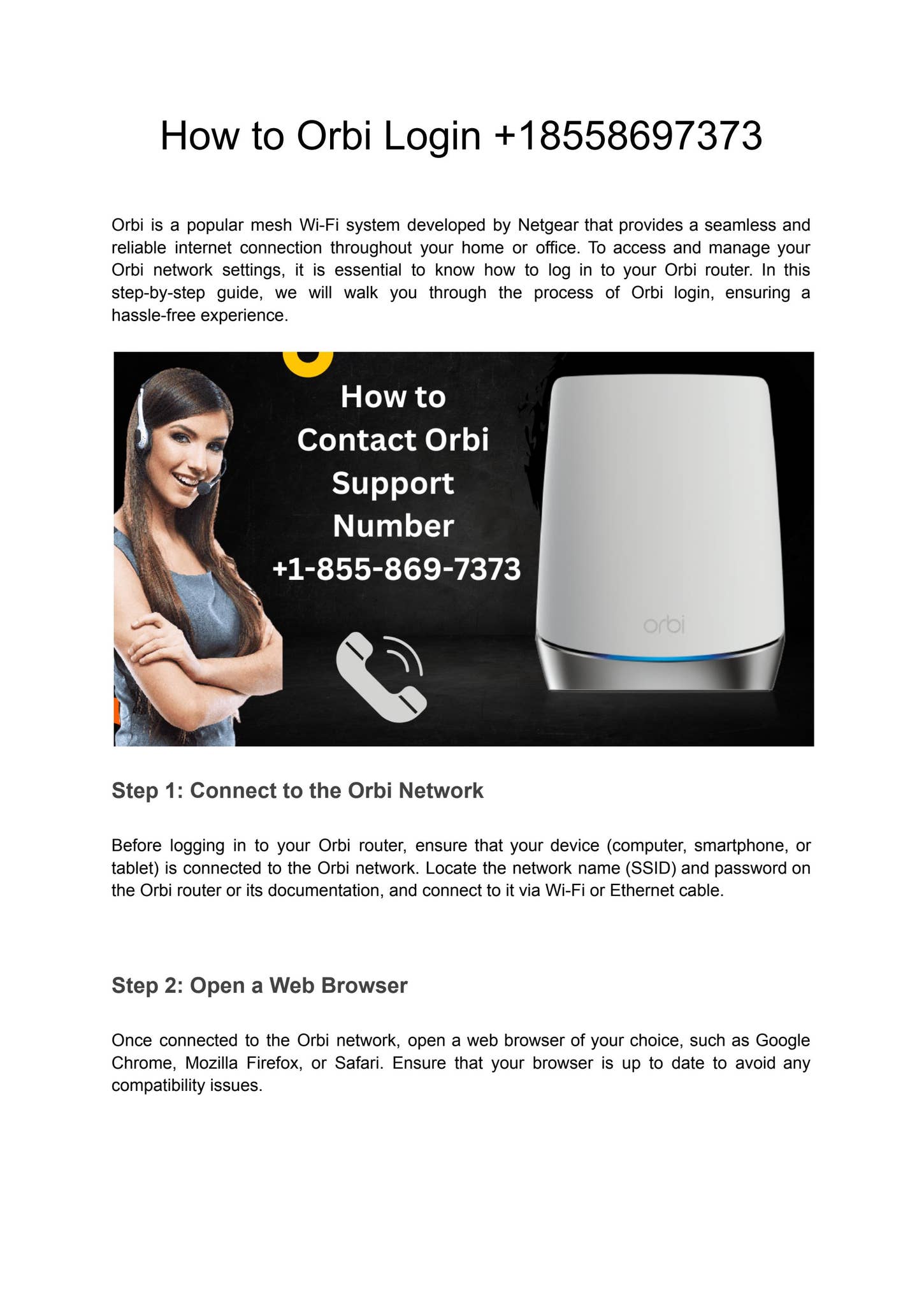 How to Orbi Login +18558697373 by Orbi Login - Issuu