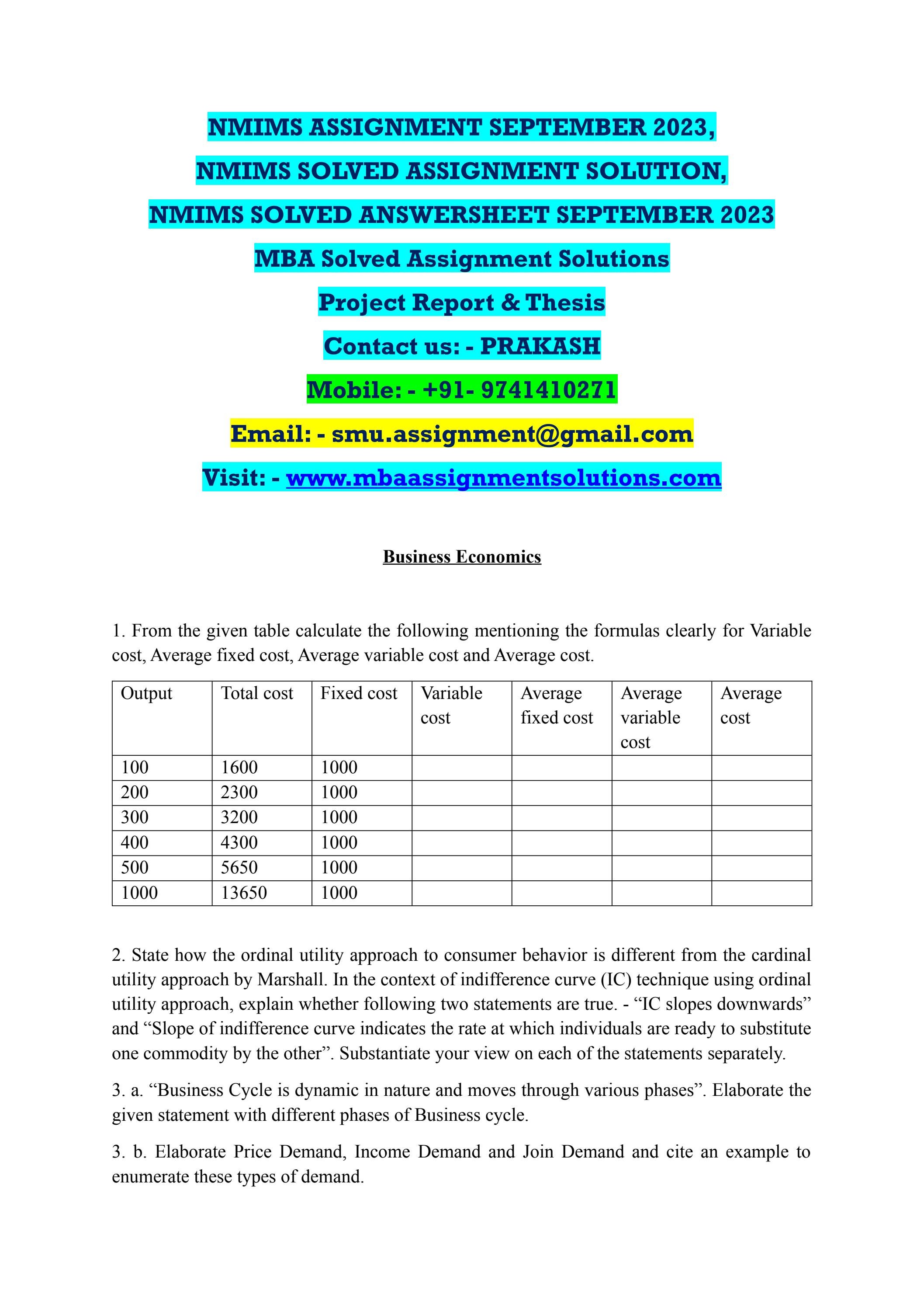 NMIMS ASSIGNMENT CALL 09741410271 by nmimsassignment - Issuu
