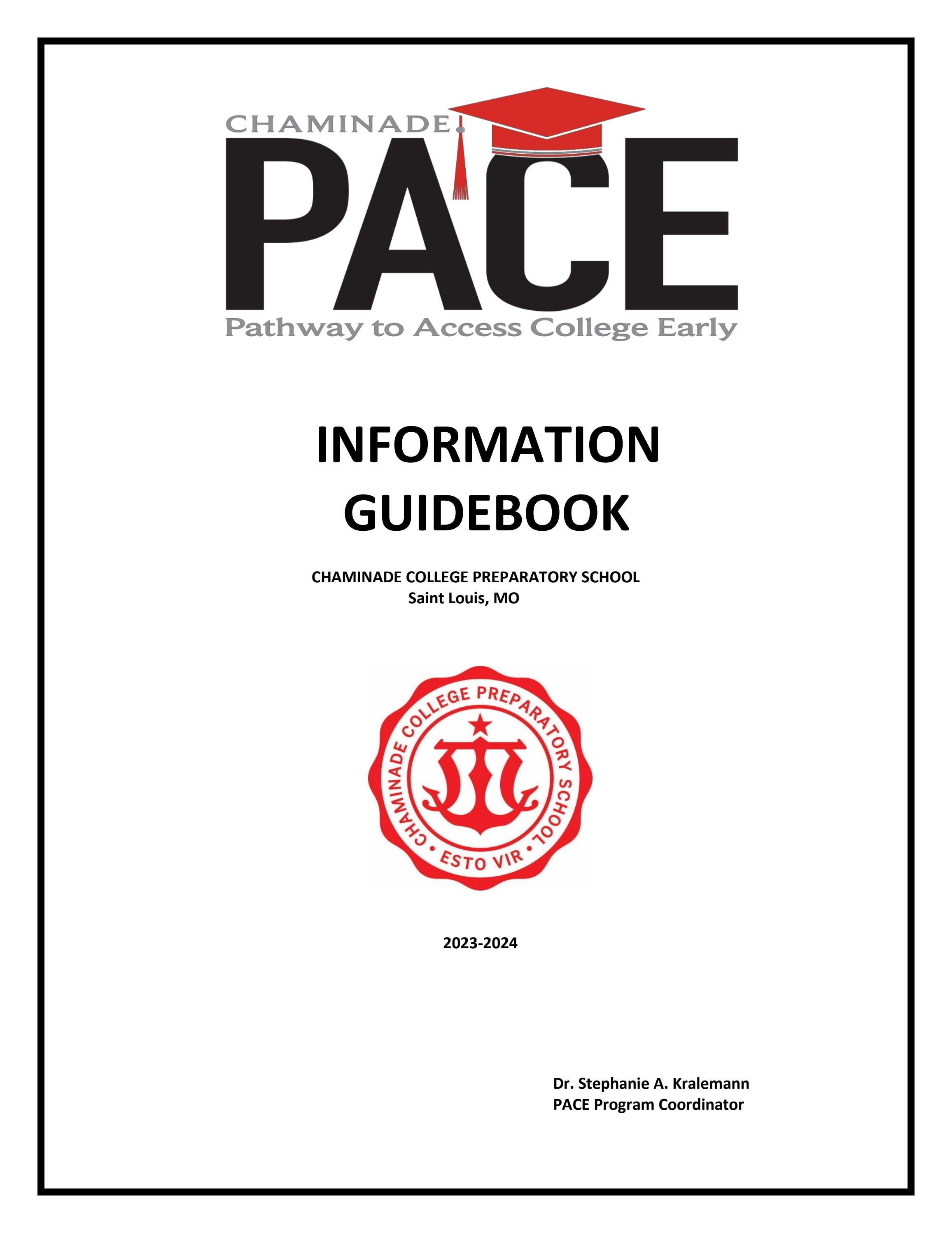 PACE Guidebook by Chaminade College Preparatory School - Issuu