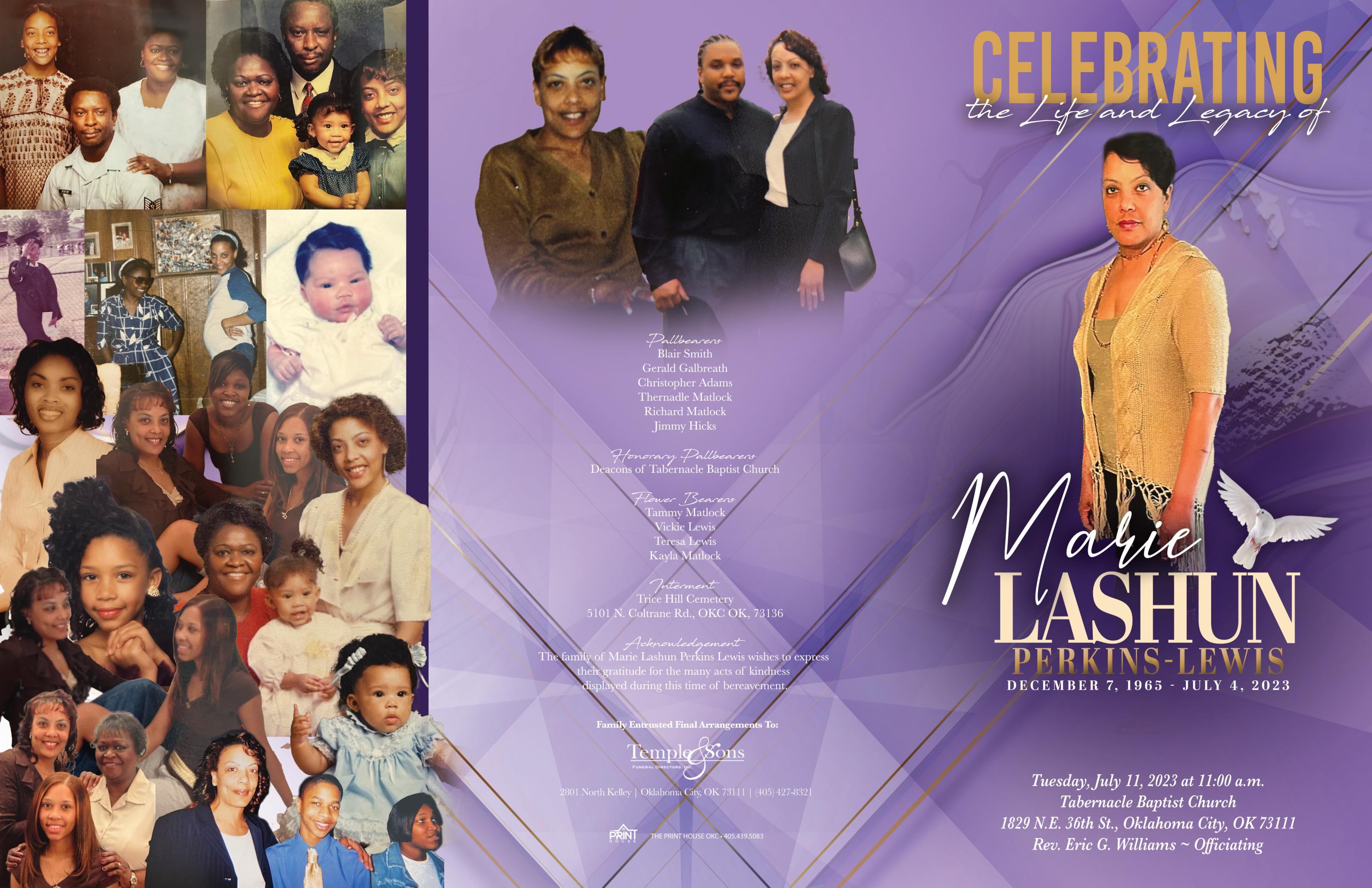 Mrs. Marie Lewis Program by The Print House - Issuu