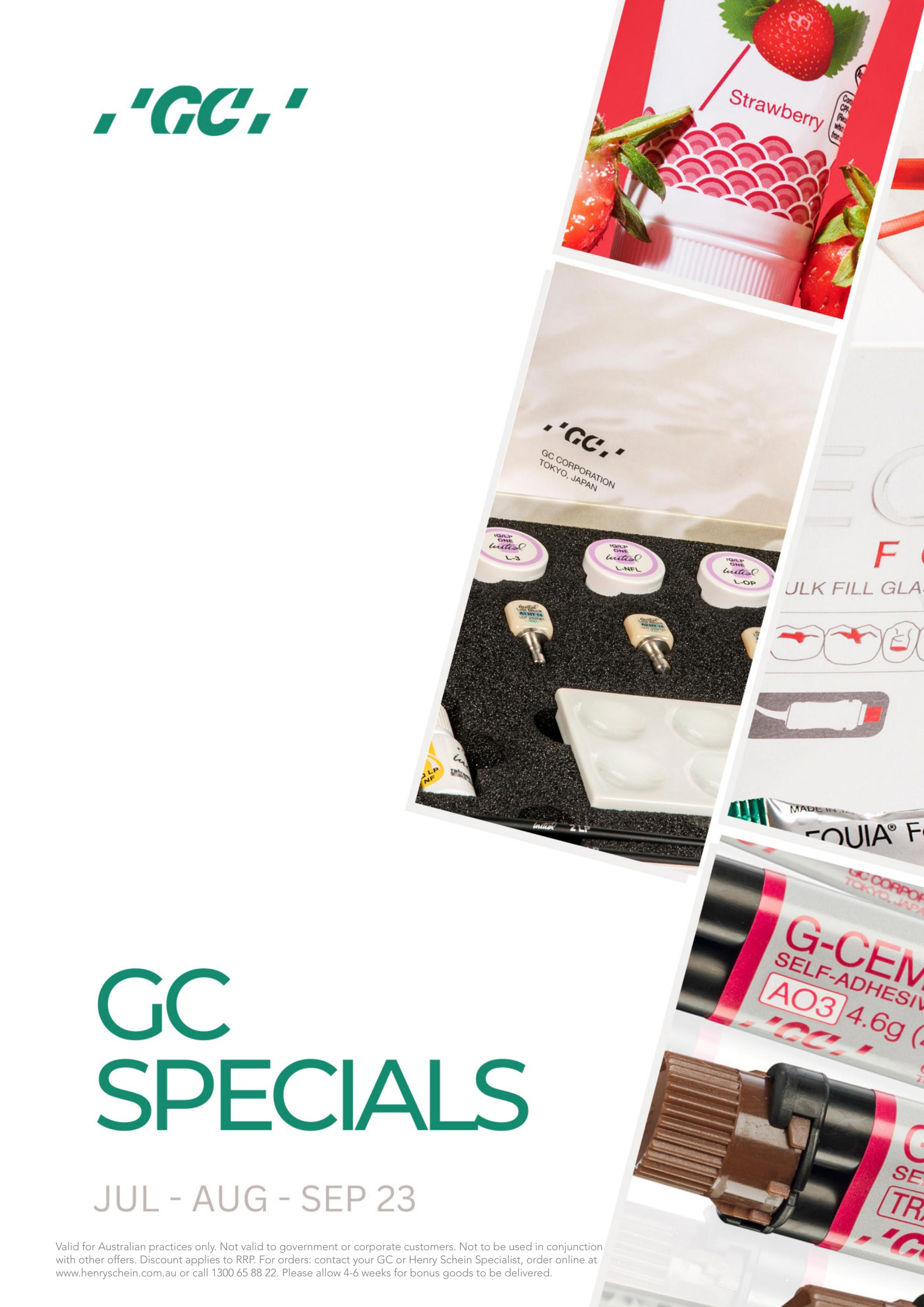 GC Specials by Henry Schein Australia - Issuu