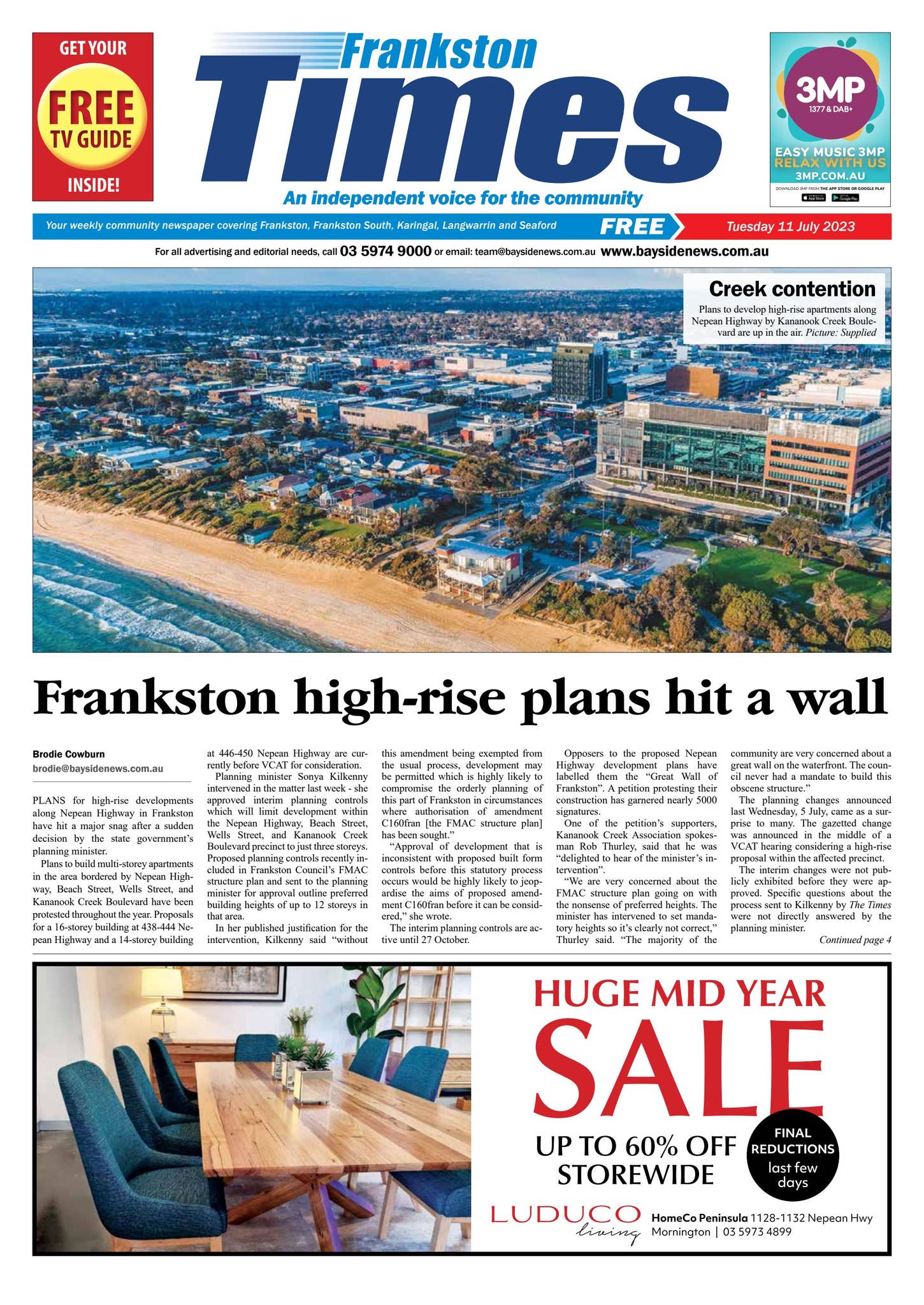Frankston Times 11th July 2023 by Mornington Peninsula News Group - Issuu