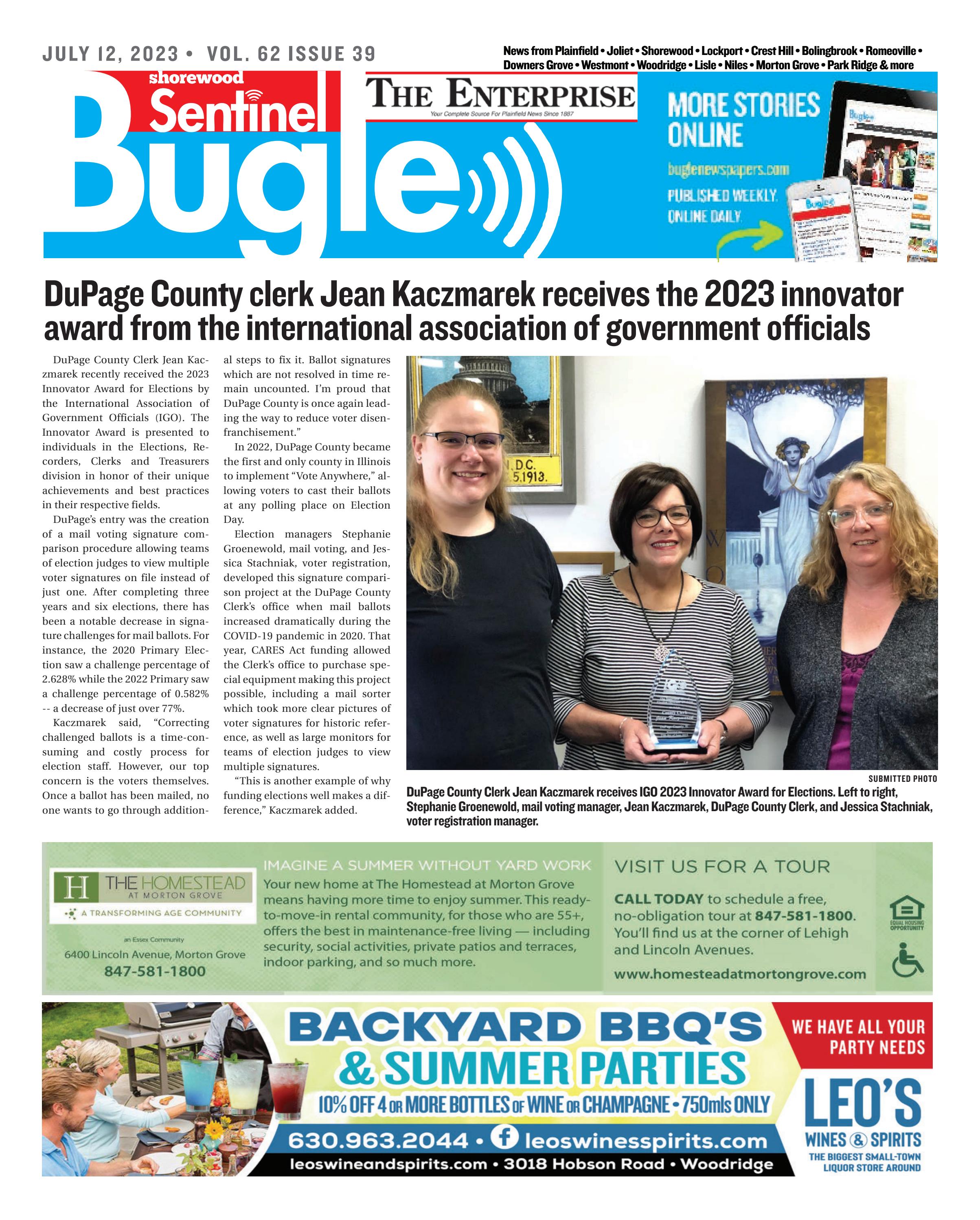 Bugle Newspapers 7-12-23 by Bugle, Sentinel & Enterprise Newspapers - Issuu
